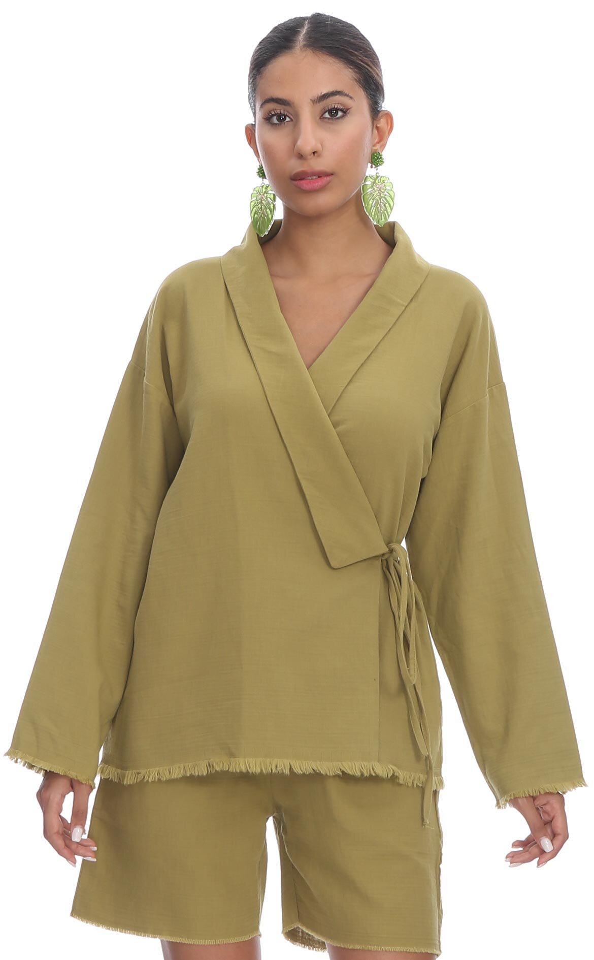 Nikky Mc Bridget-Nikky Mc Bridget Yeşil Gömlek