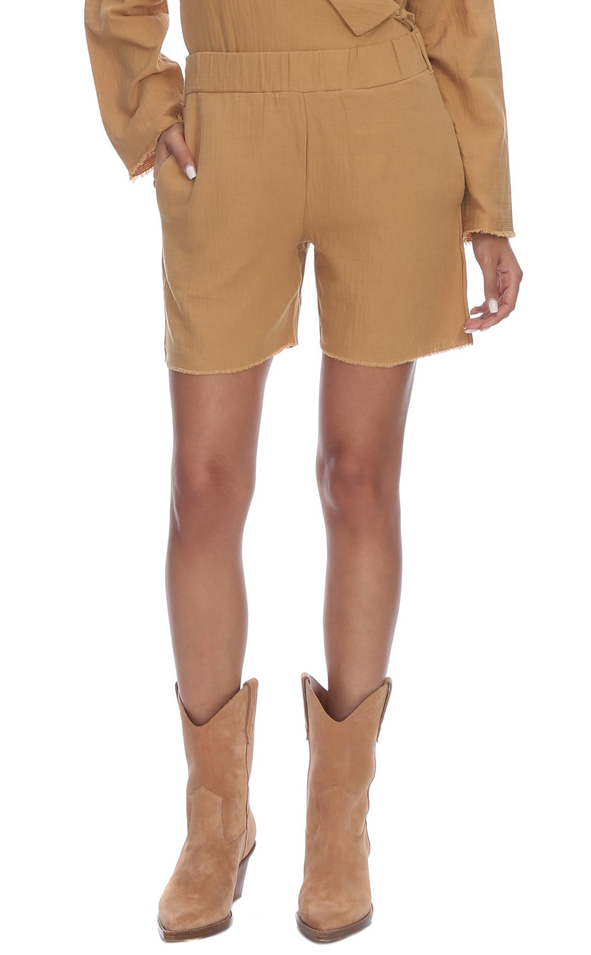 Nikky Mc Bridget-Nikky Mc Bridget Camel Şort