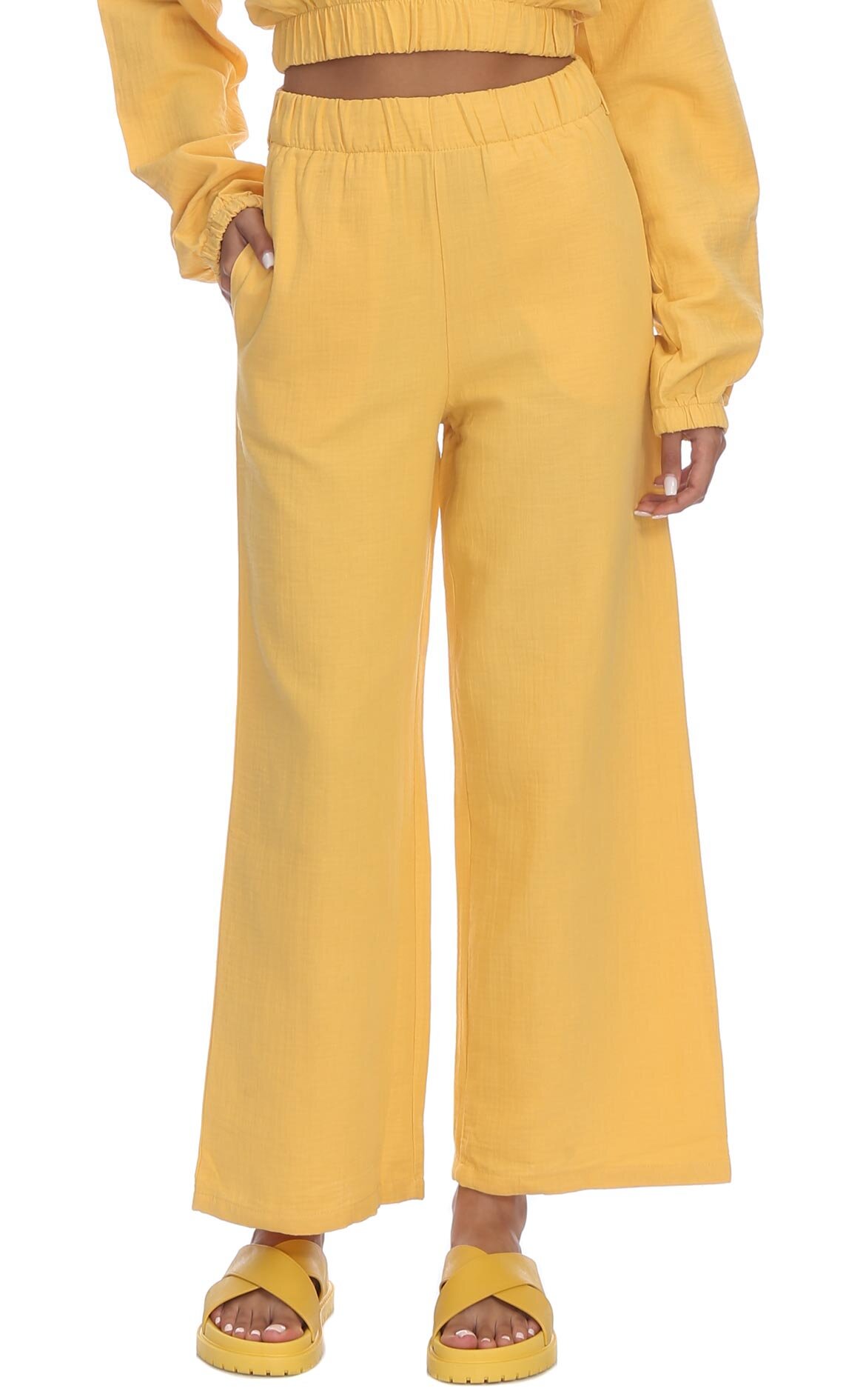 Nikky Mc Bridget-Nikky Mc Bridget Sarı Pantolon