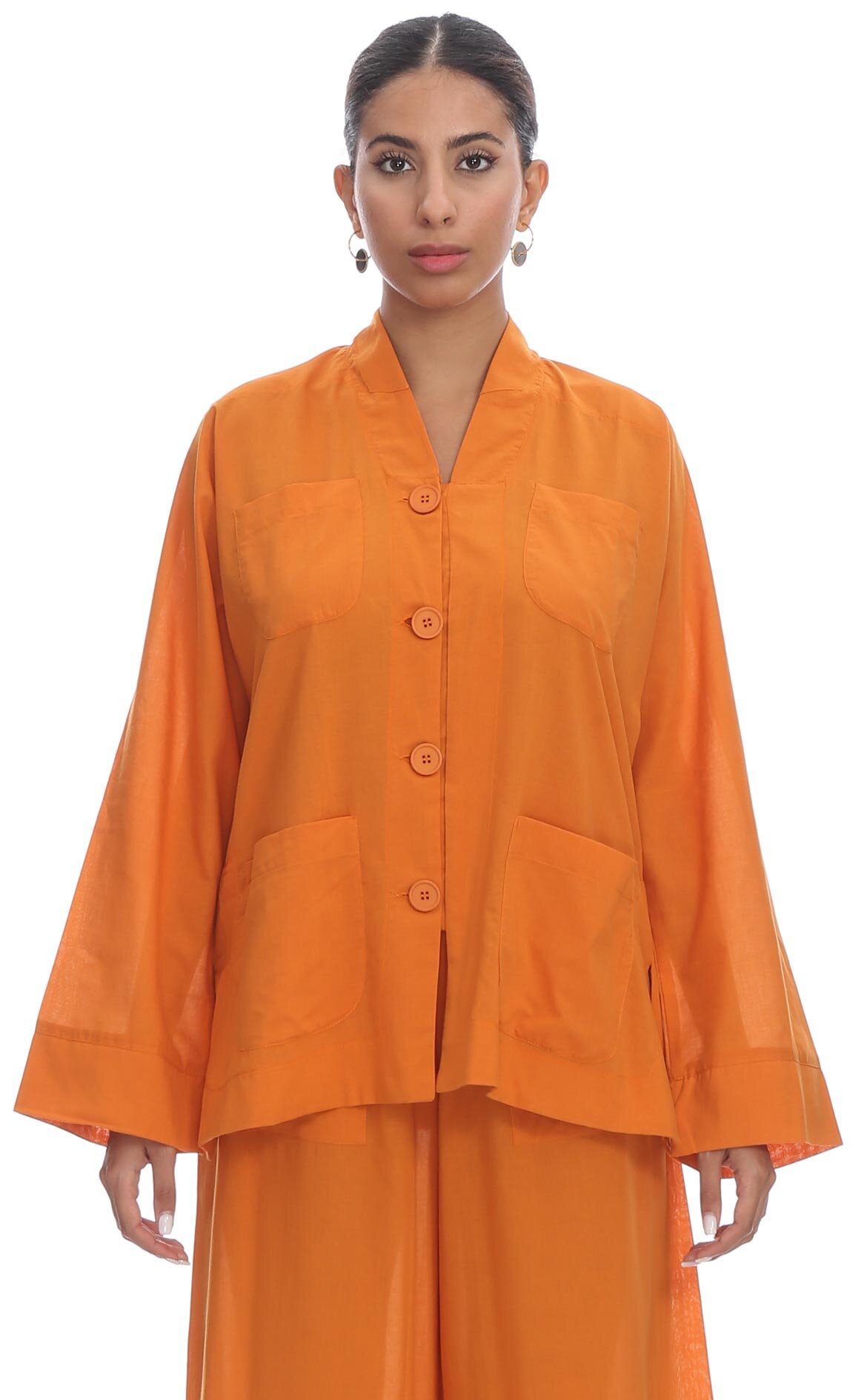 Nikky Mc Bridget-Nikky Mc Bridget Turuncu Gömlek