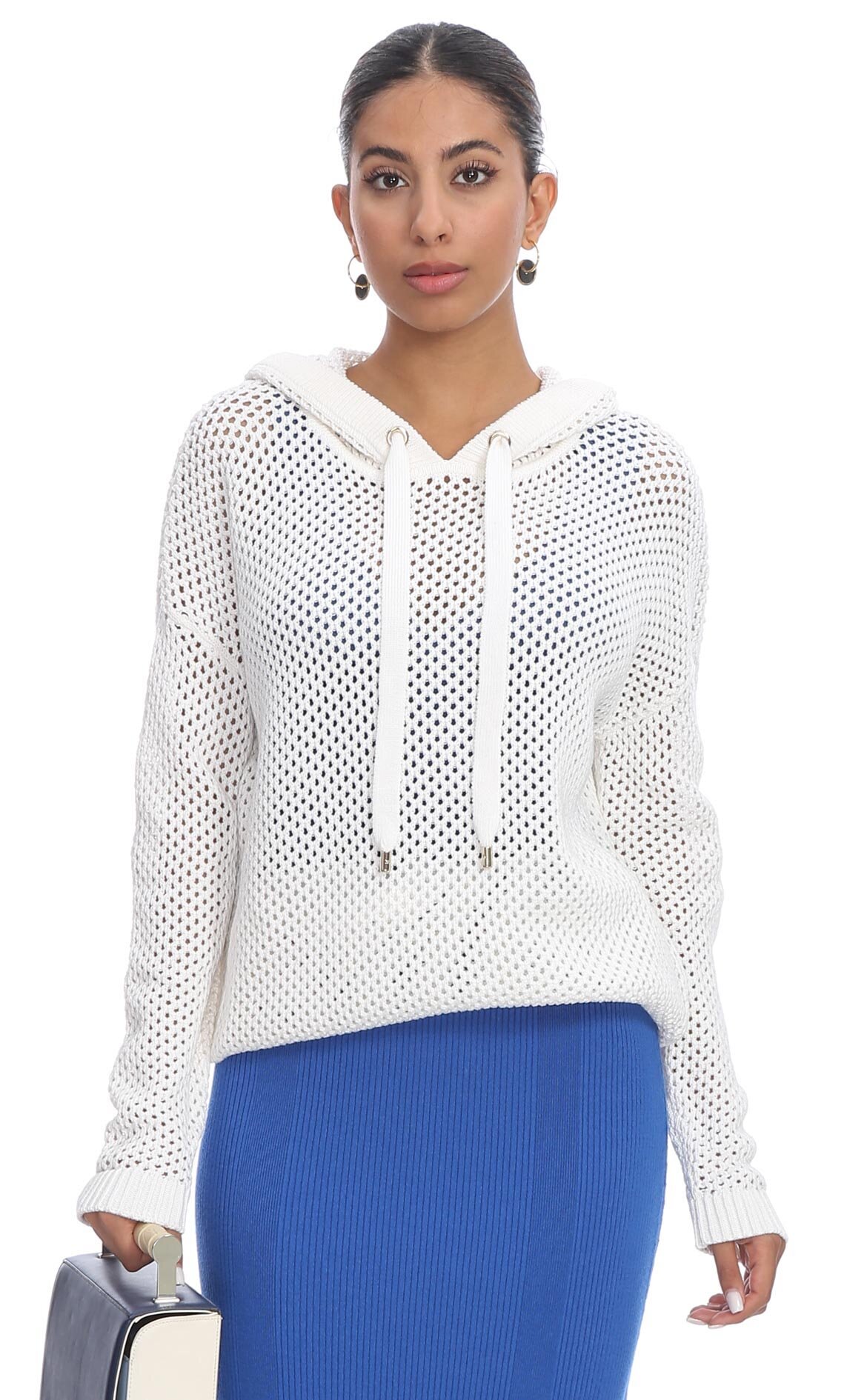 MICHAEL Michael Kors-Michael Michael Kors Beyaz Sweatshirt