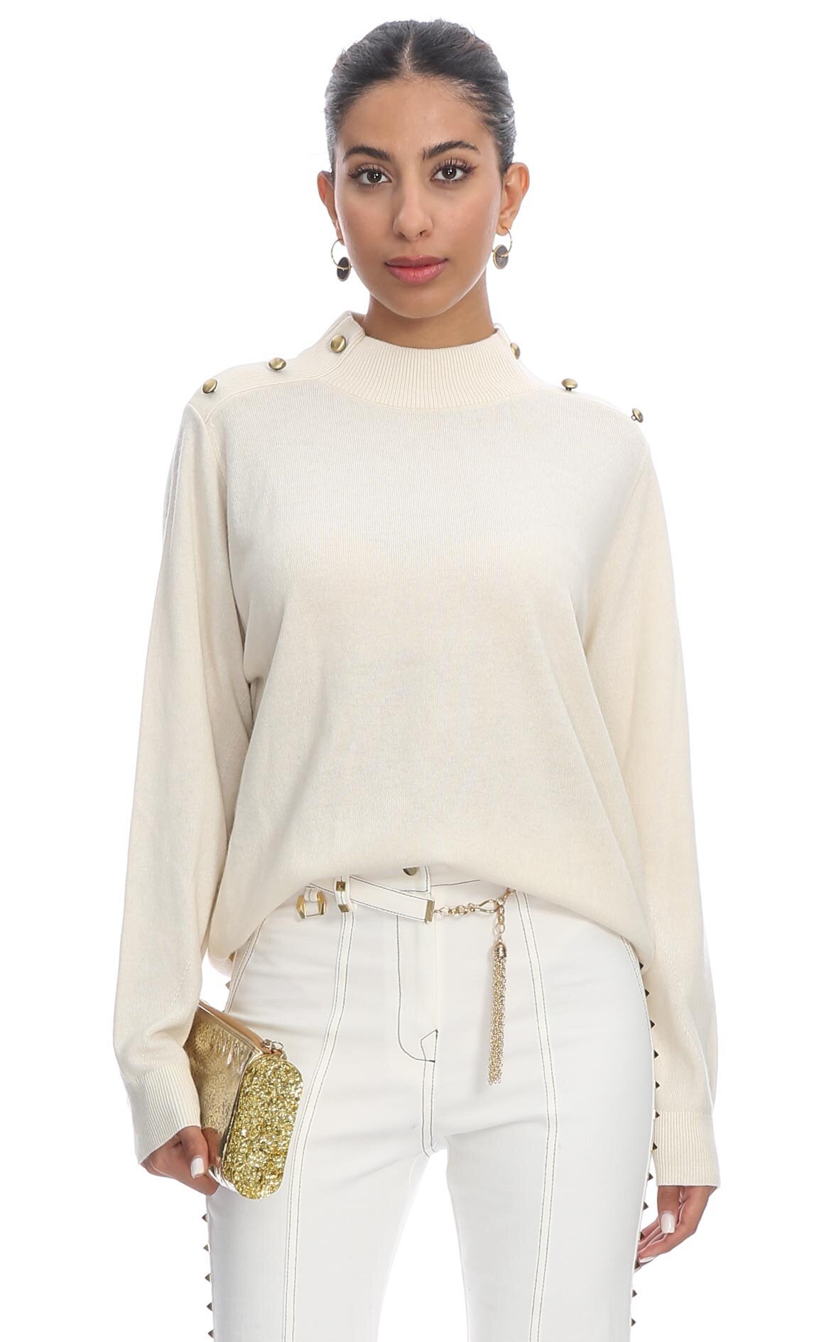 MICHAEL Michael Kors-Michael Michael Kors Krem Kazak MICHAEL Michael Kors-Michael Michael Kors Krem Kazak