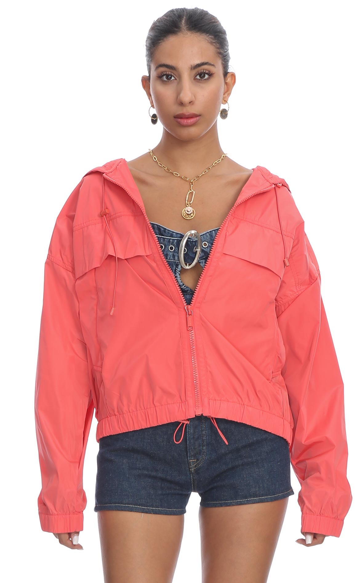 MICHAEL Michael Kors-Michael Michael Kors Kobalt Yağmurluk MICHAEL Michael Kors-Michael Michael Kors Kobalt Yağmurluk