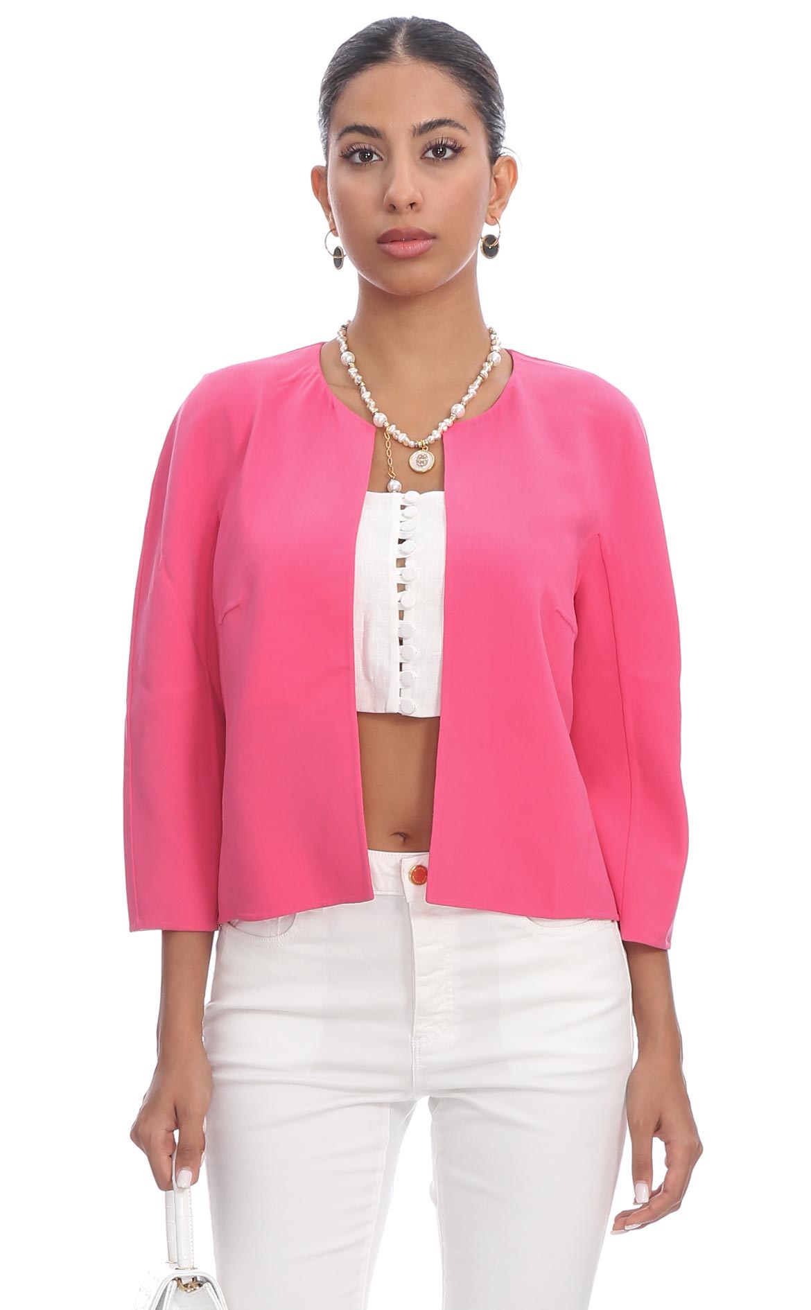 Michael Kors Collection-Michael Kors Collection Pembe Ceket Michael Kors Collection-Michael Kors Collection Pembe Ceket