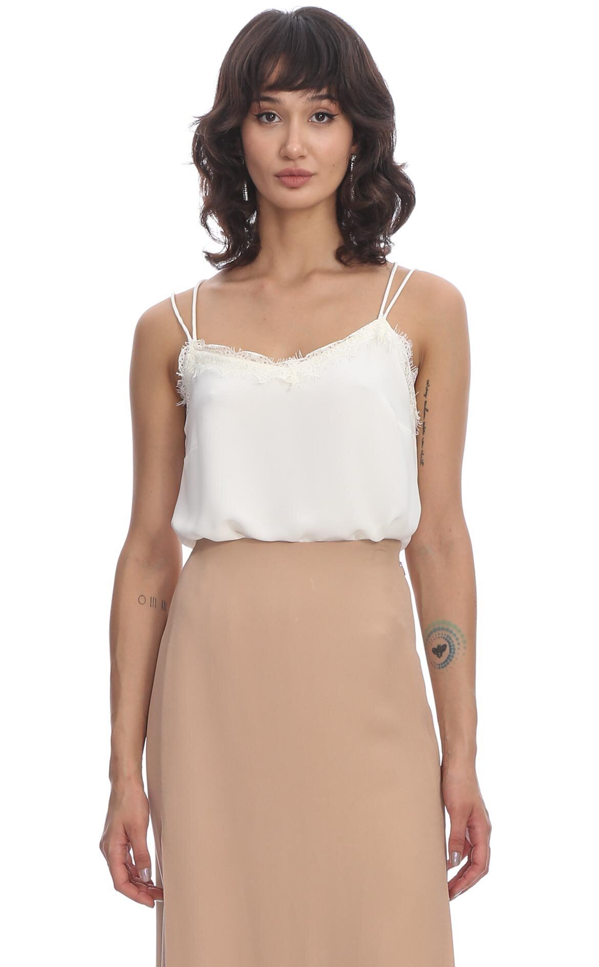 Exquise-Exquise Ekru Bluz Exquise-Exquise Ekru Bluz