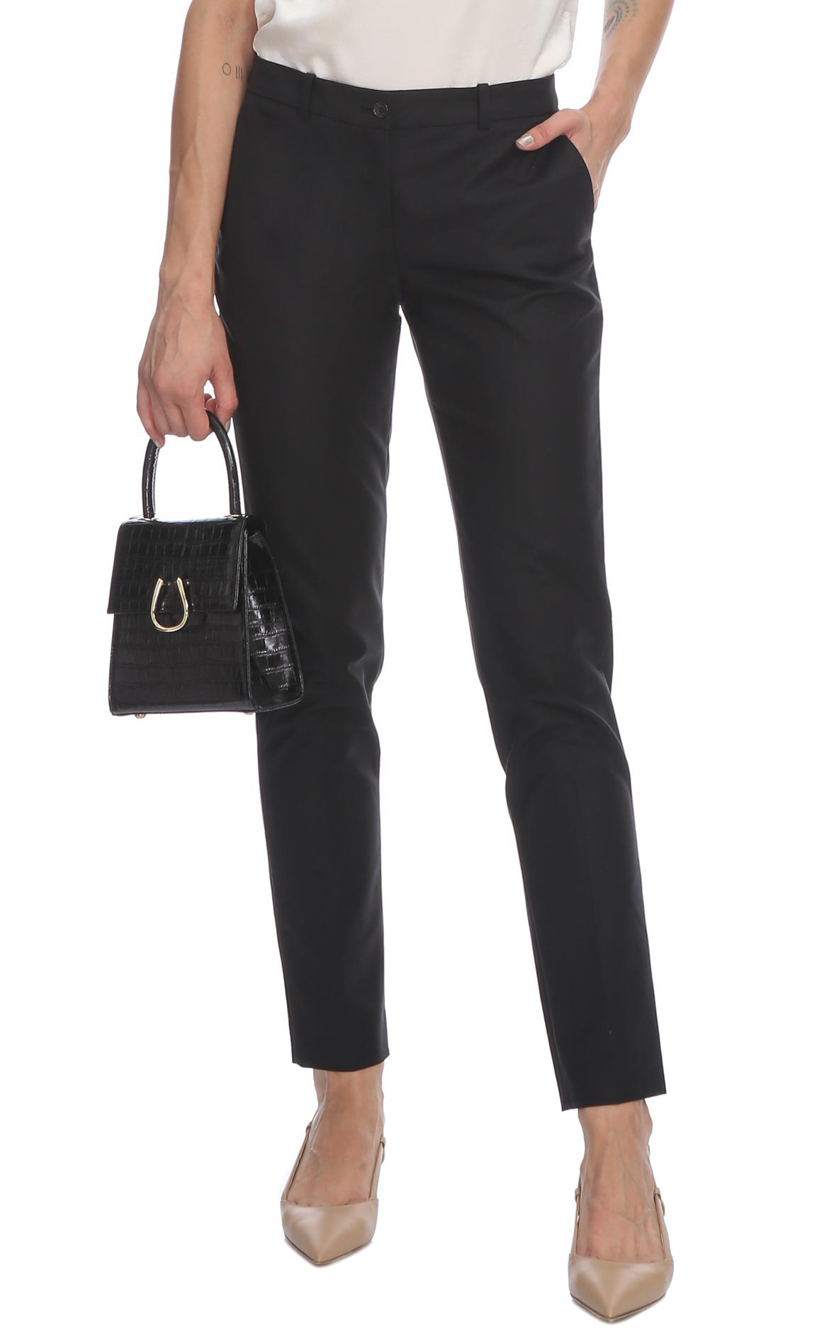 Michael Kors Collection-Michael Kors Siyah Pantolon Michael Kors Collection-Michael Kors Siyah Pantolon