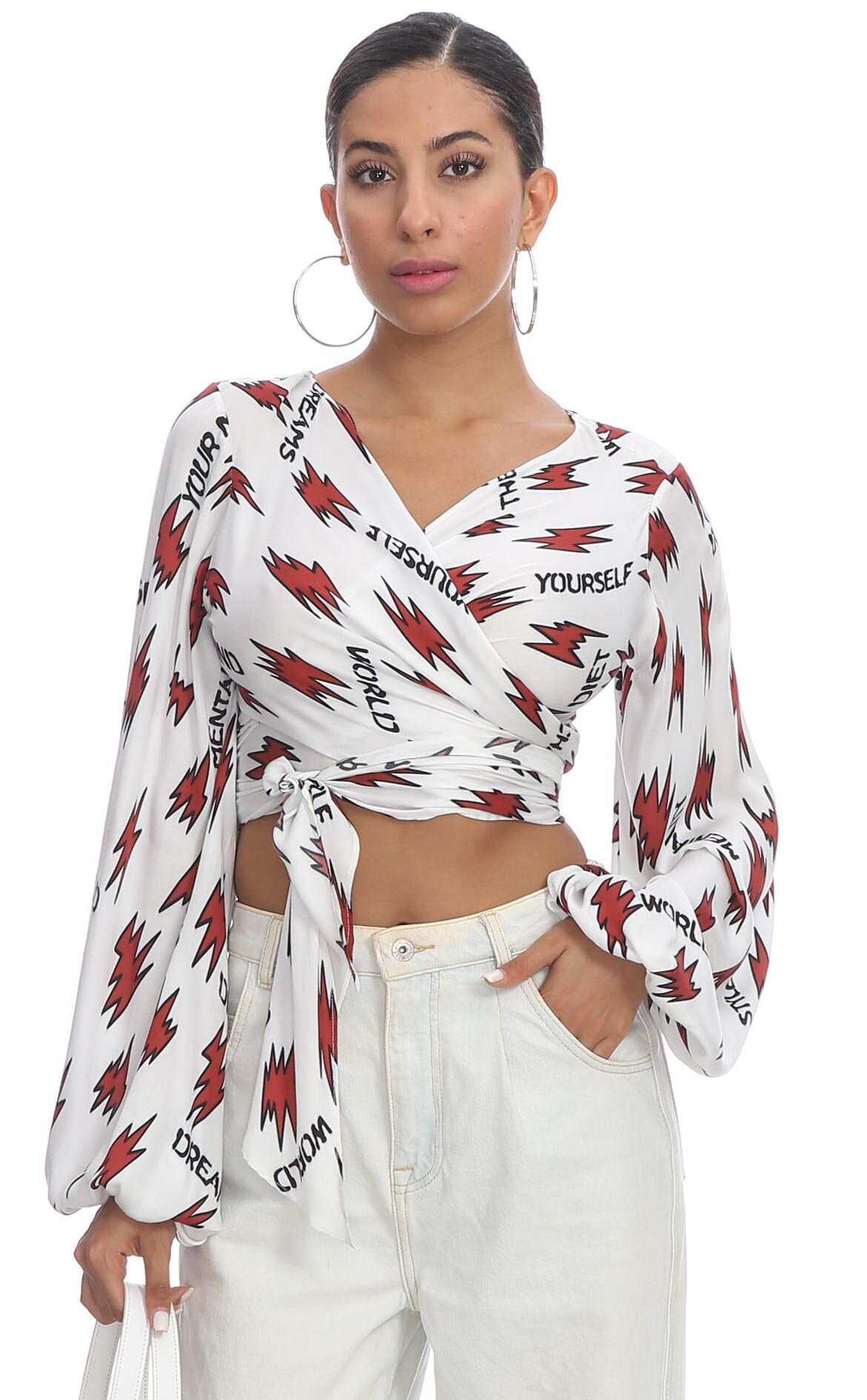 What İf-What İf Beyaz Bluz