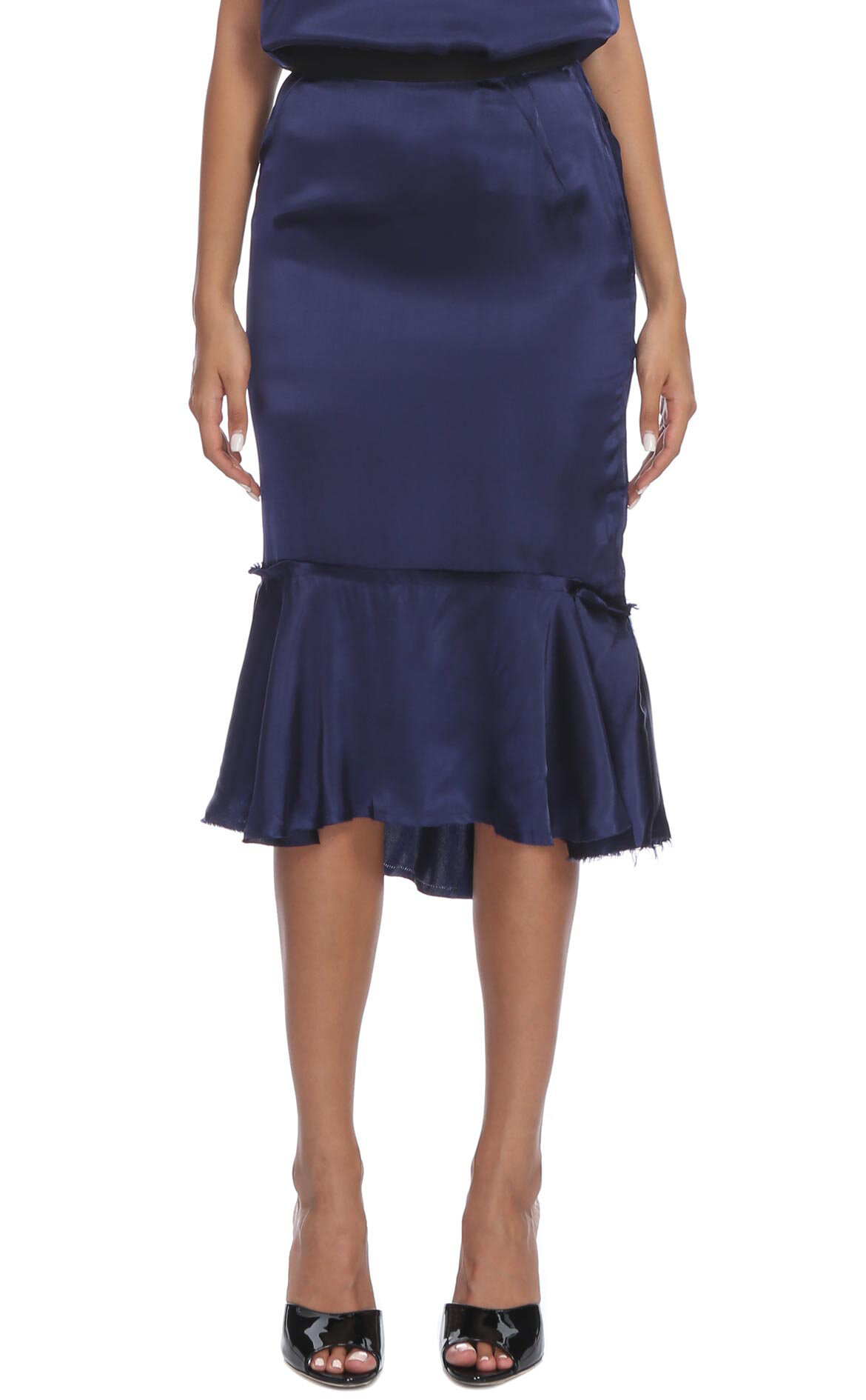 Lanvin-Lanvin Lacivert etek