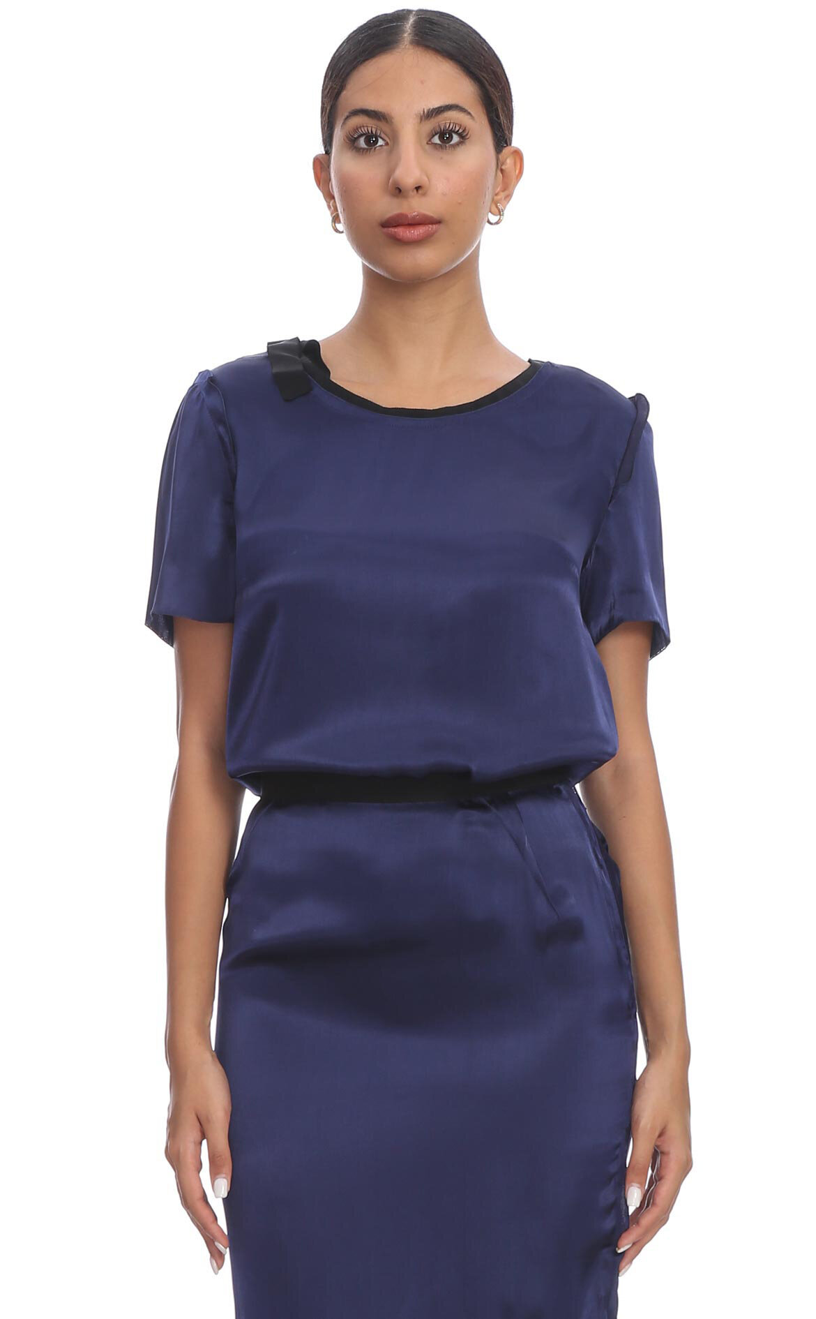 Lanvin-Lanvin Lacivert Bluz