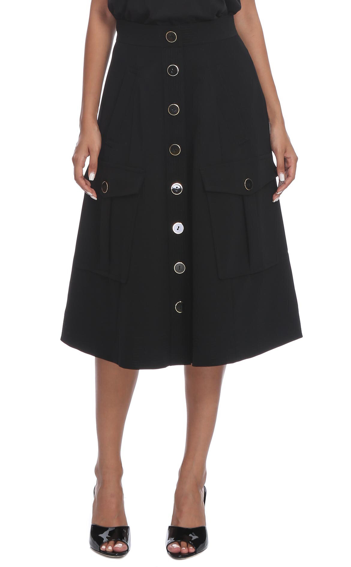 DKNY-DKNY Siyah Etek