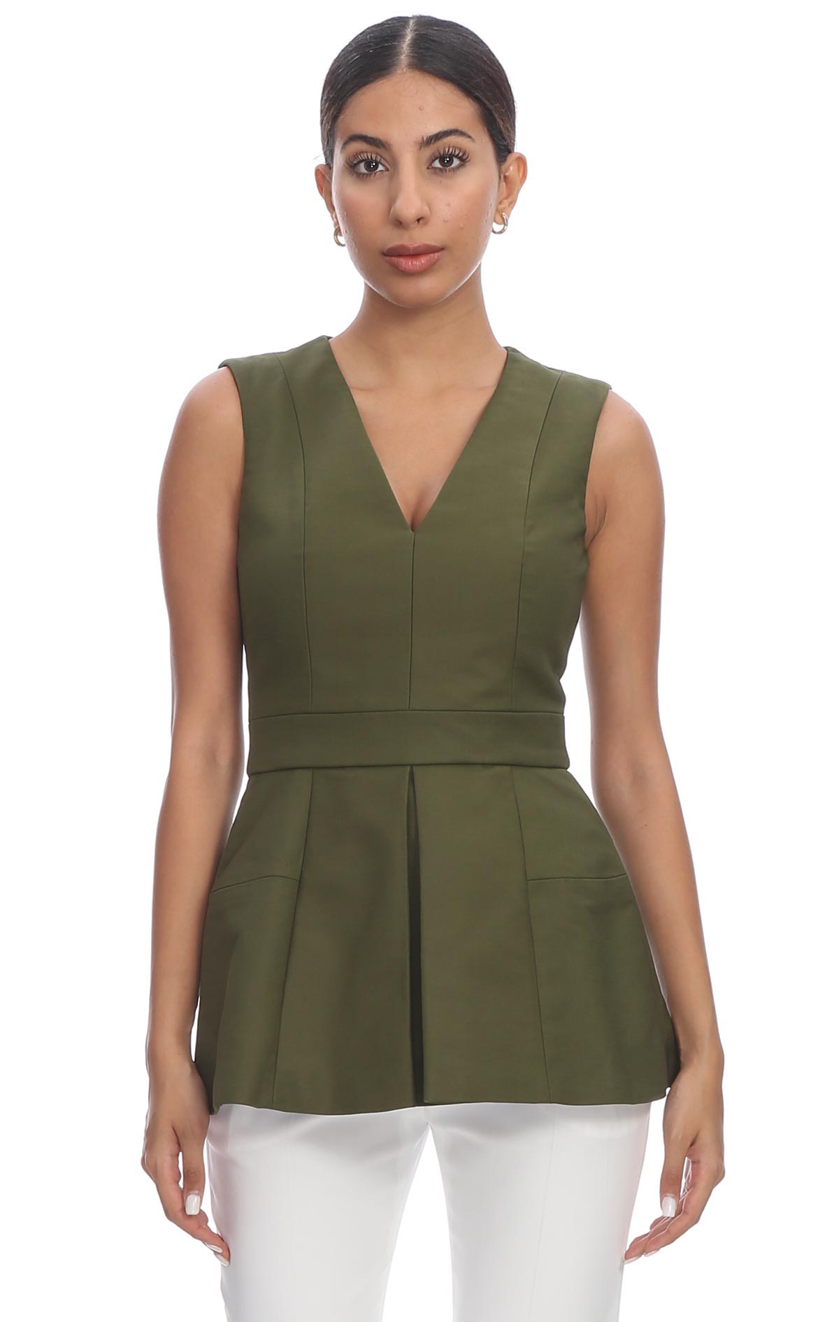 Alexander McQueen-Alexander Mcqueen Haki Bluz Alexander McQueen-Alexander Mcqueen Haki Bluz