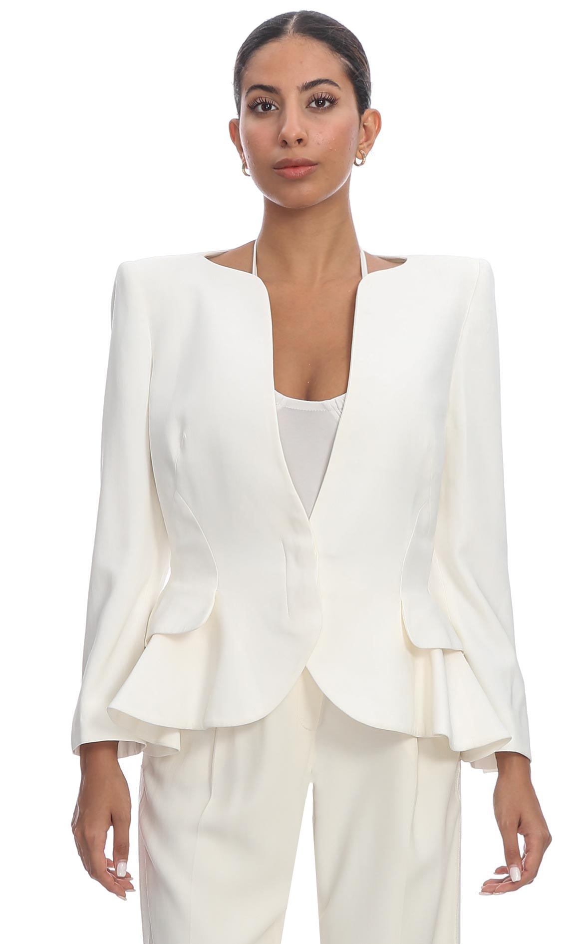 Alexander McQueen-Alexander McQueen Krem Rengi Ceket Alexander McQueen-Alexander McQueen Krem Rengi Ceket