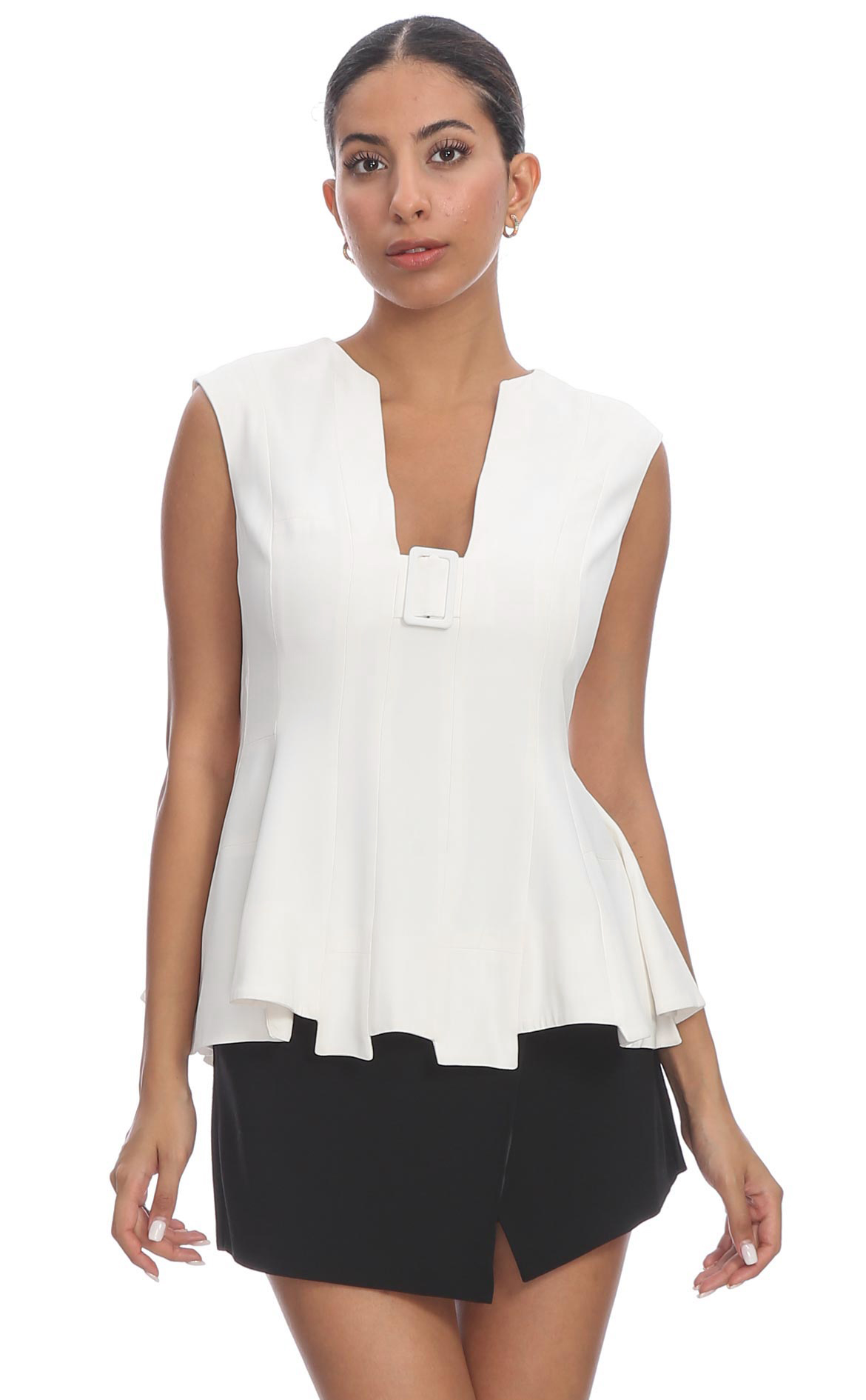 Alexander McQueen-Alexander McQueen Beyaz Bluz Alexander McQueen-Alexander McQueen Beyaz Bluz