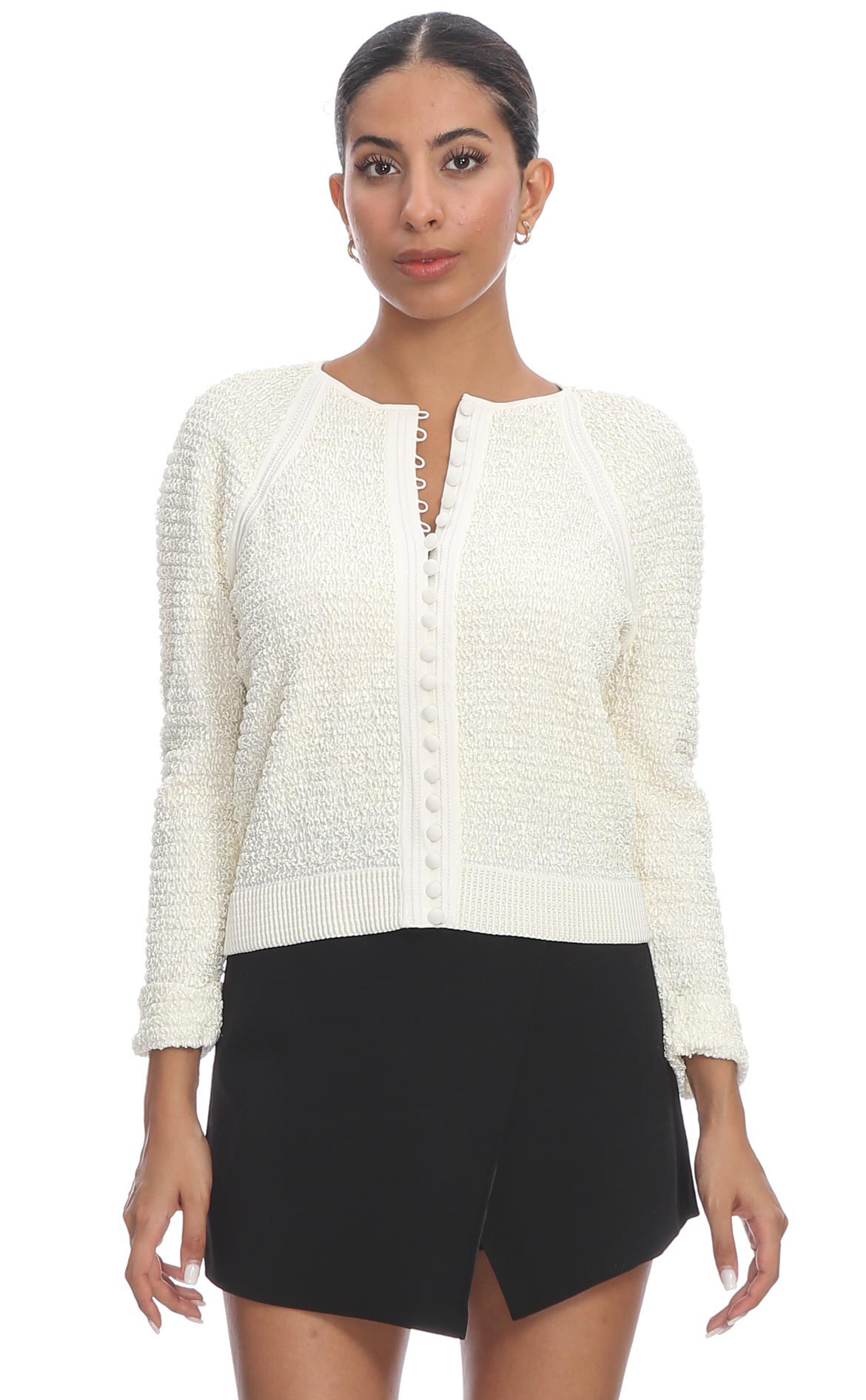 Alexander McQueen-Alexander McQueen Krem Rengi Hırka Alexander McQueen-Alexander McQueen Krem Rengi Hırka