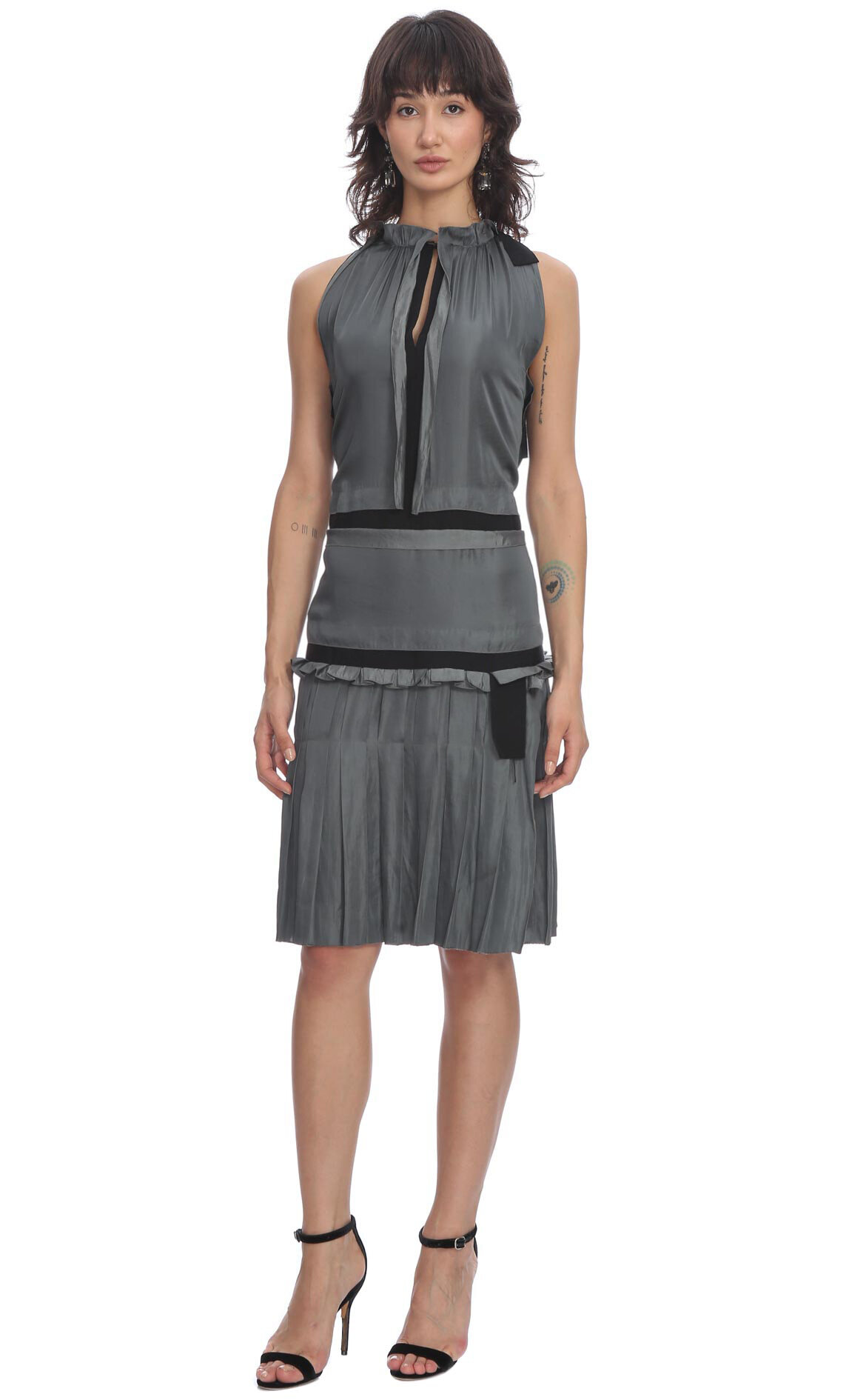 Lanvin-Lanvin Gri Elbise