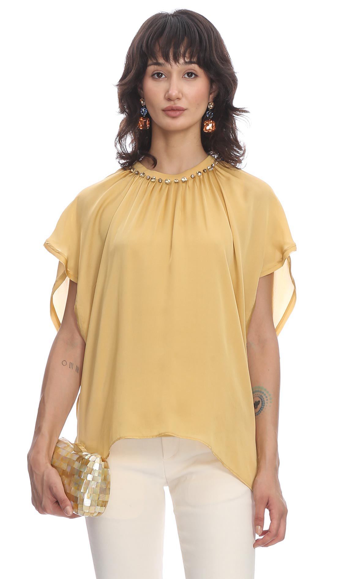 Lanvin-Lanvin Sarı Bluz