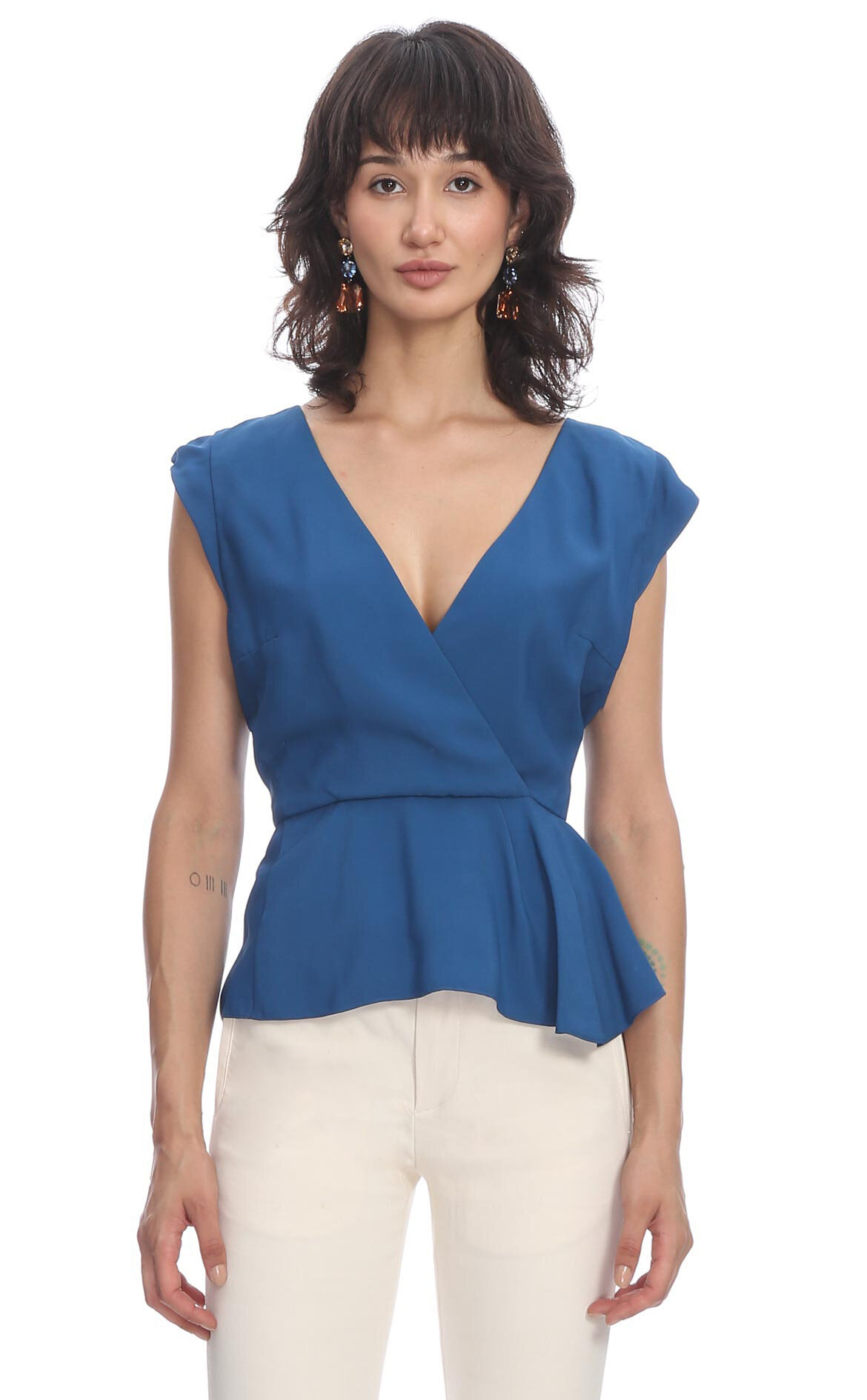 Lanvin-Lanvin İndigo Bluz