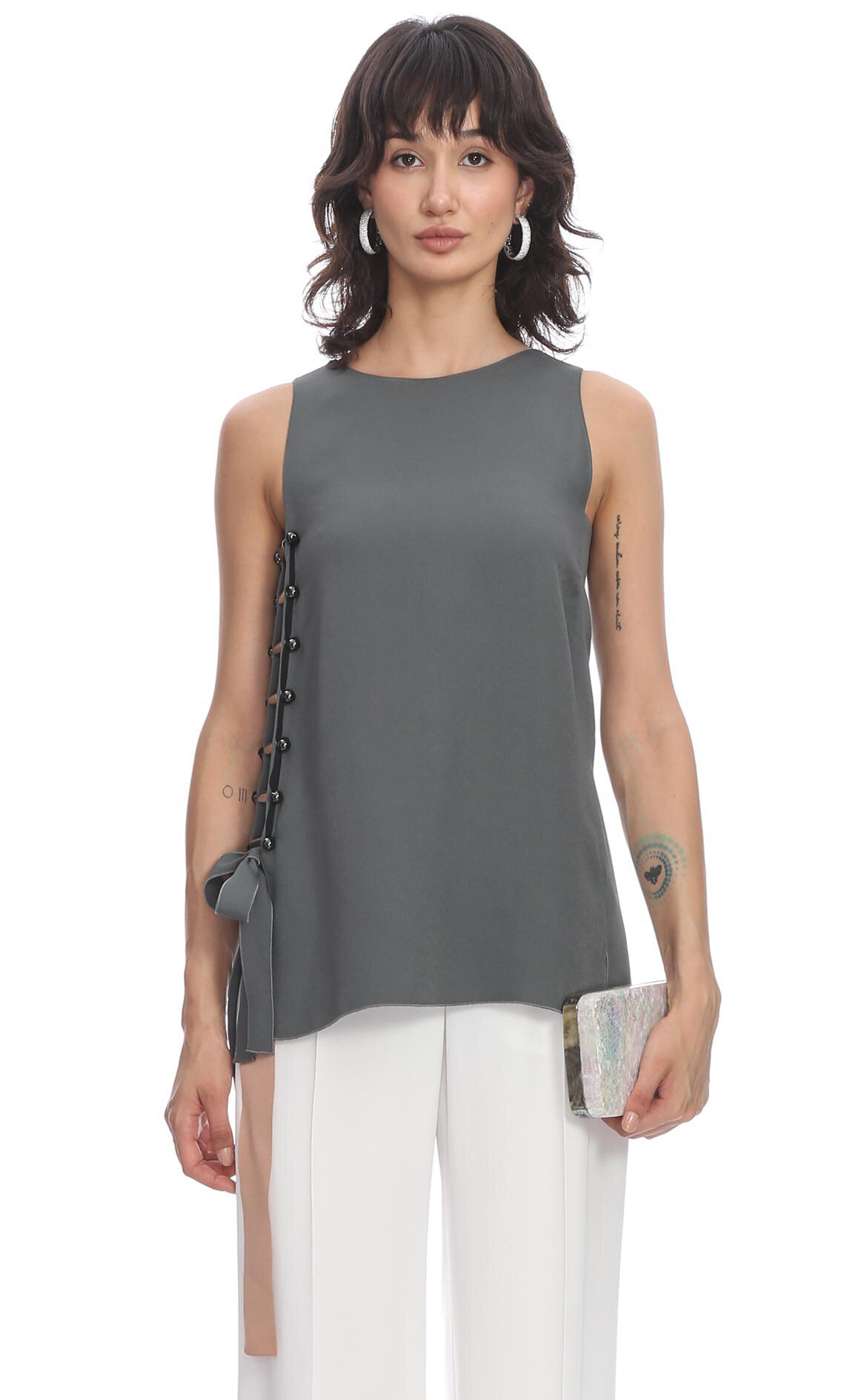 Lanvin-Lanvin Gri Bluz