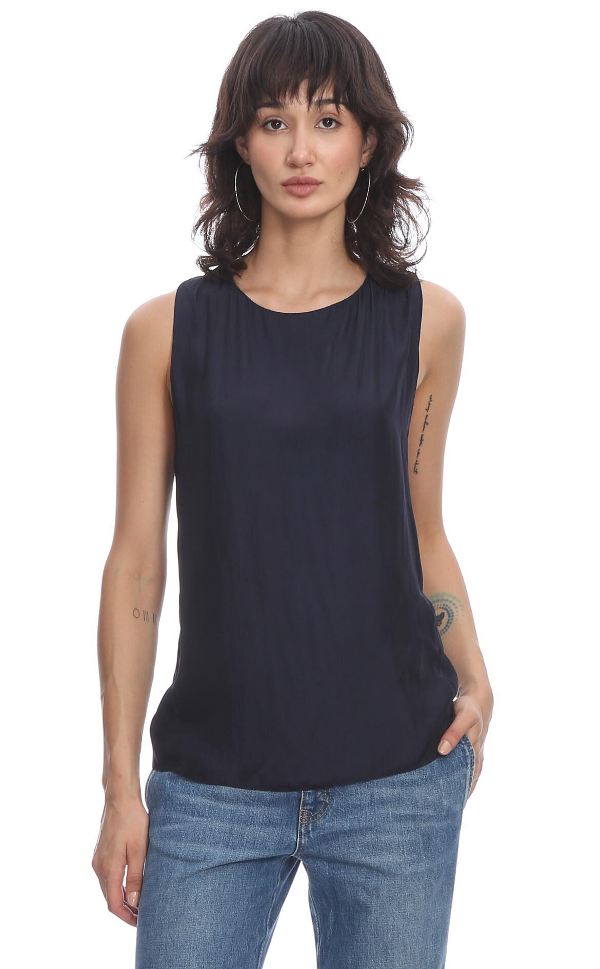 Lanvin-Lanvin Lacivert Bluz