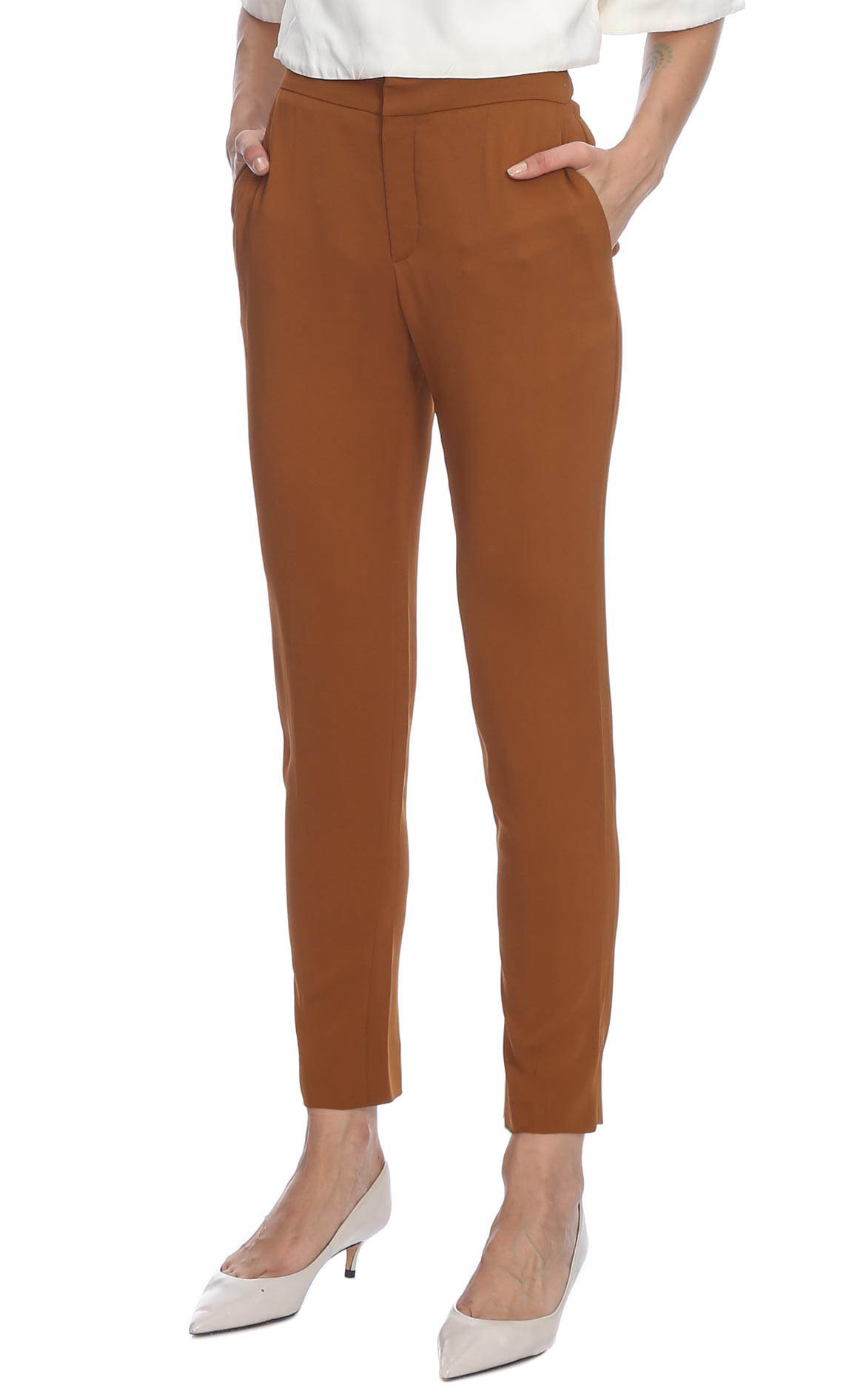 Lanvin-Lanvin Krem Rengi Pantolon