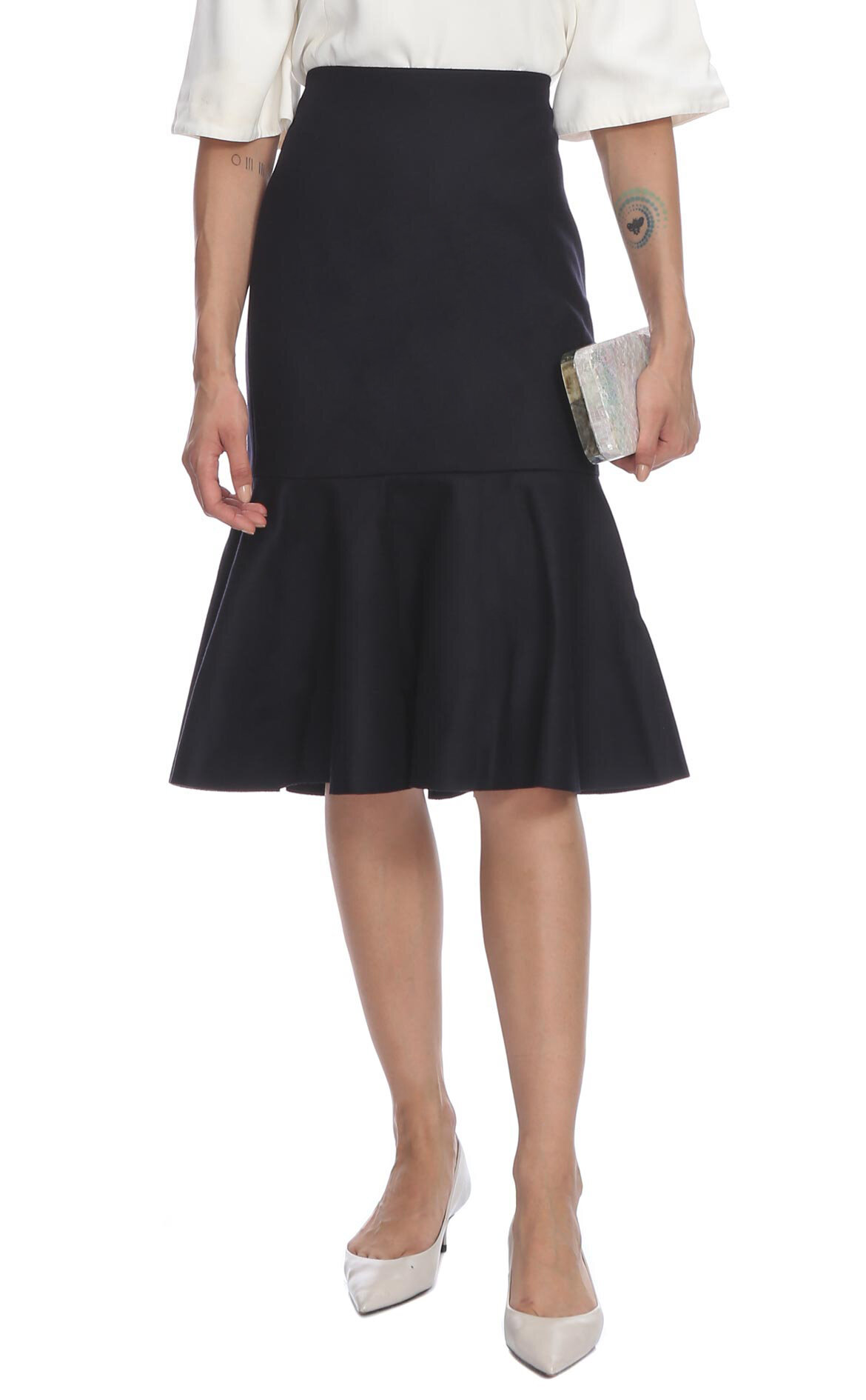 DKNY-DKNY Lacivert Etek