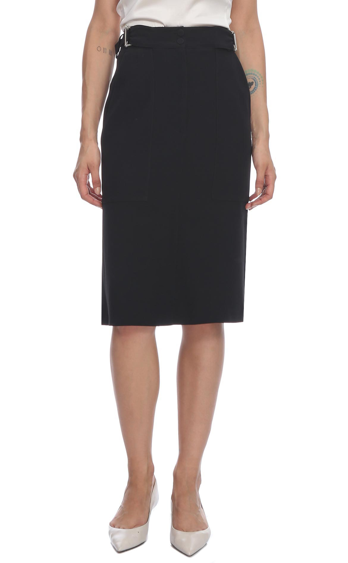 Alexander McQueen-Alexander McQueen Siyah Etek Alexander McQueen-Alexander McQueen Siyah Etek