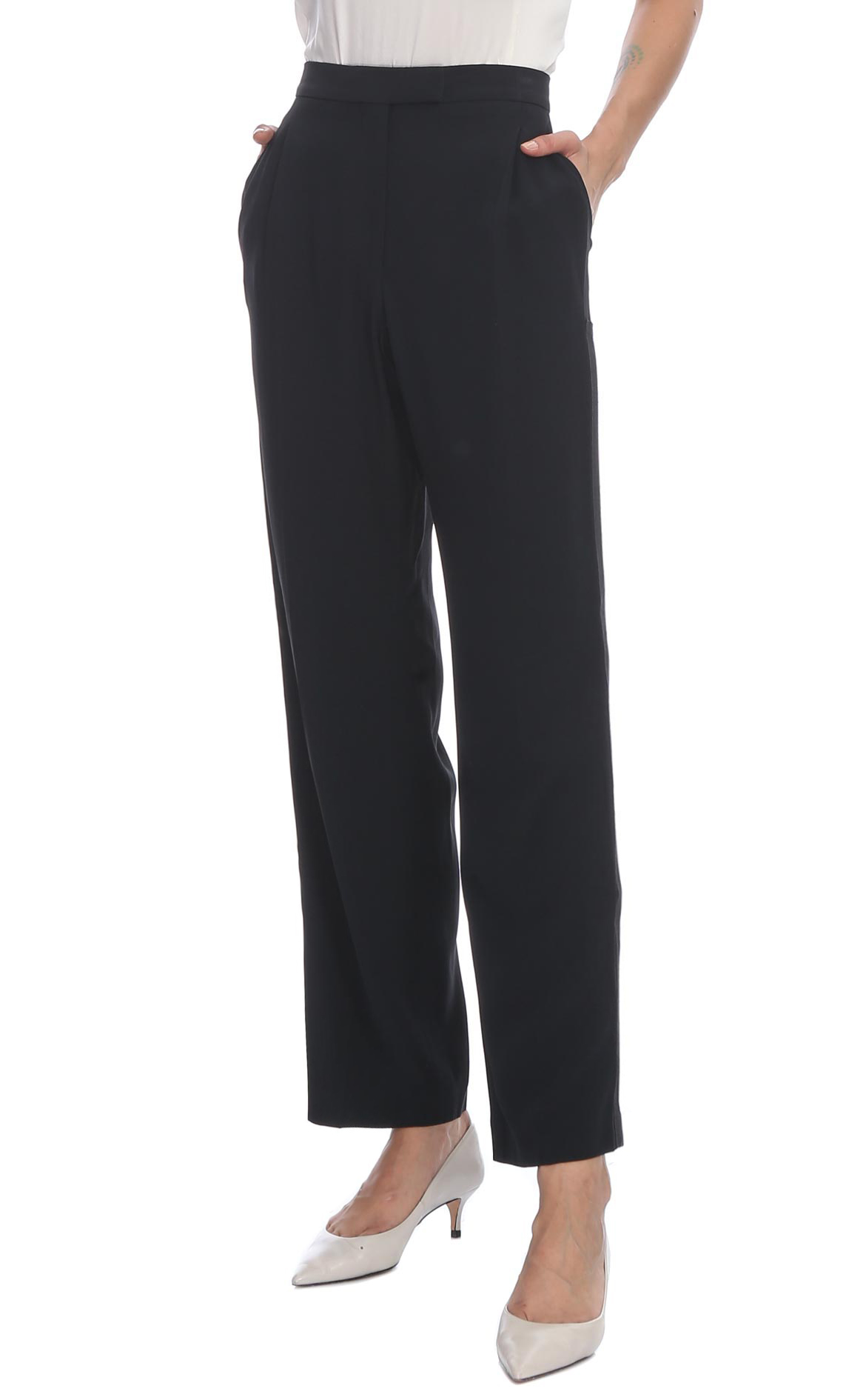 Alexander McQueen-Alexander McQueen Siyah Pantolon Alexander McQueen-Alexander McQueen Siyah Pantolon