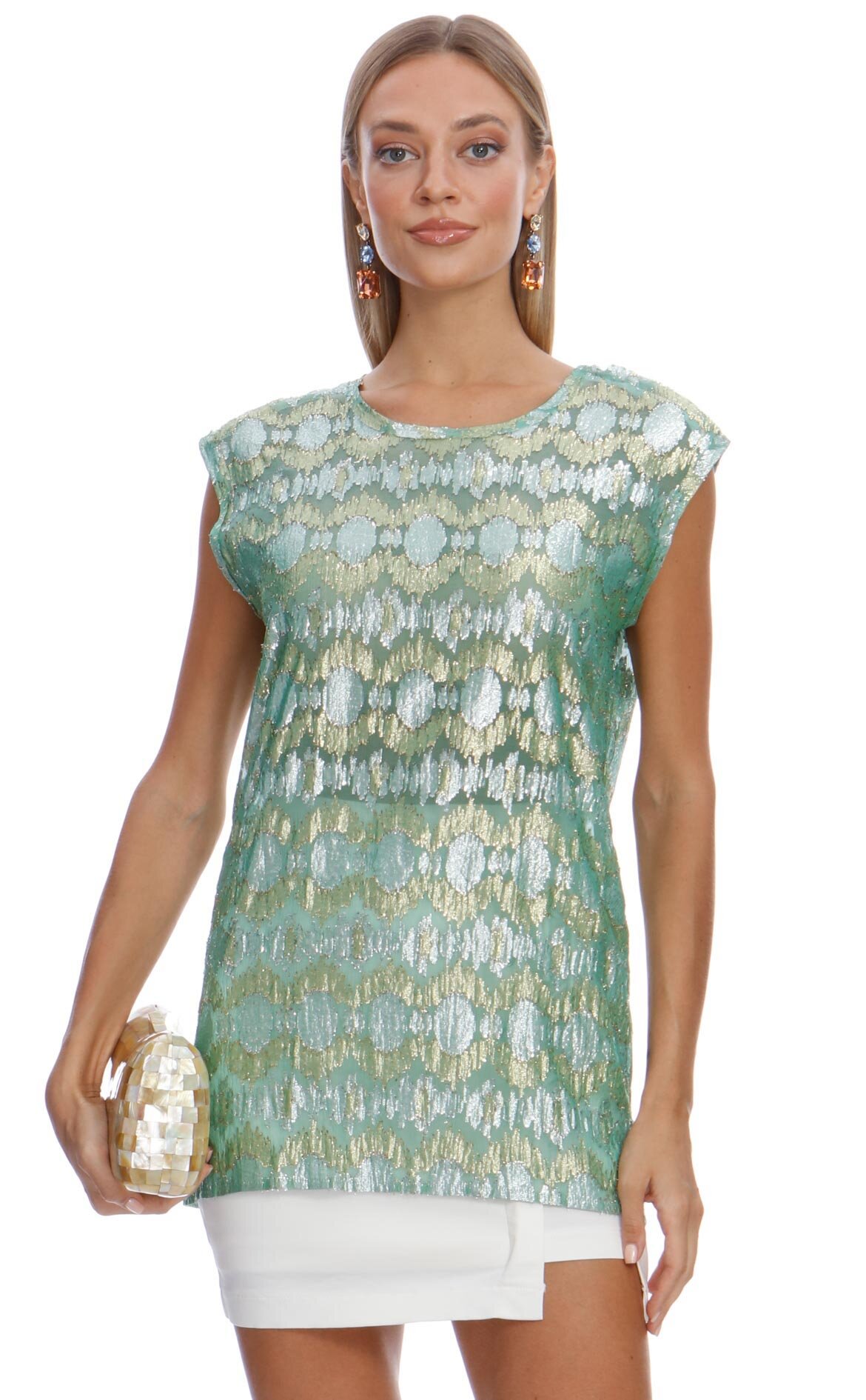 Lanvin-Lanvin Yeşil Bluz