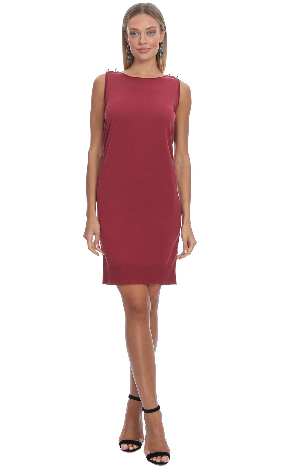 Lanvin-Lanvin Bordo Elbise