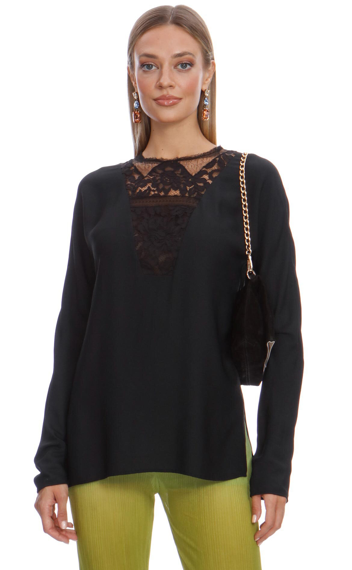 Lanvin-Lanvin Siyah Bluz