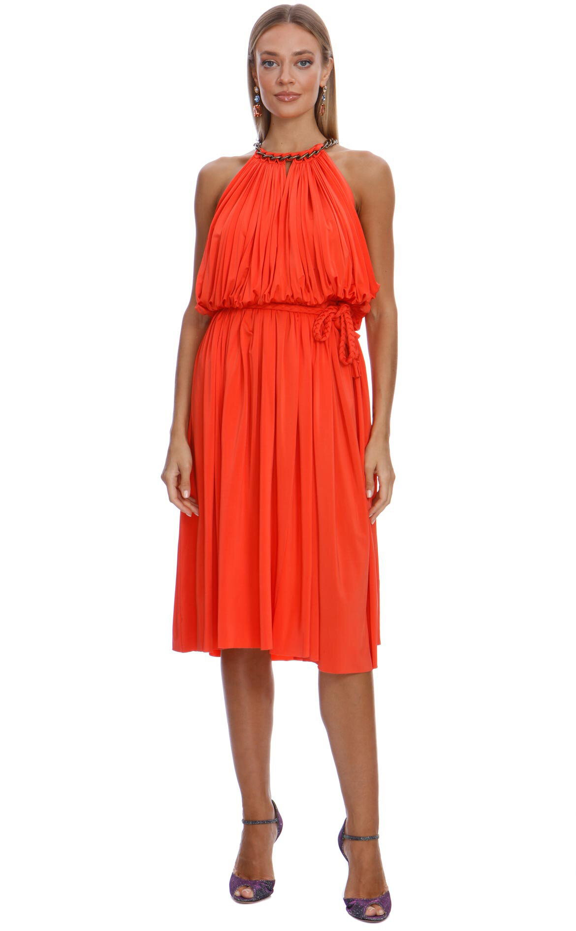 Lanvin-Lanvin Turuncu Elbise