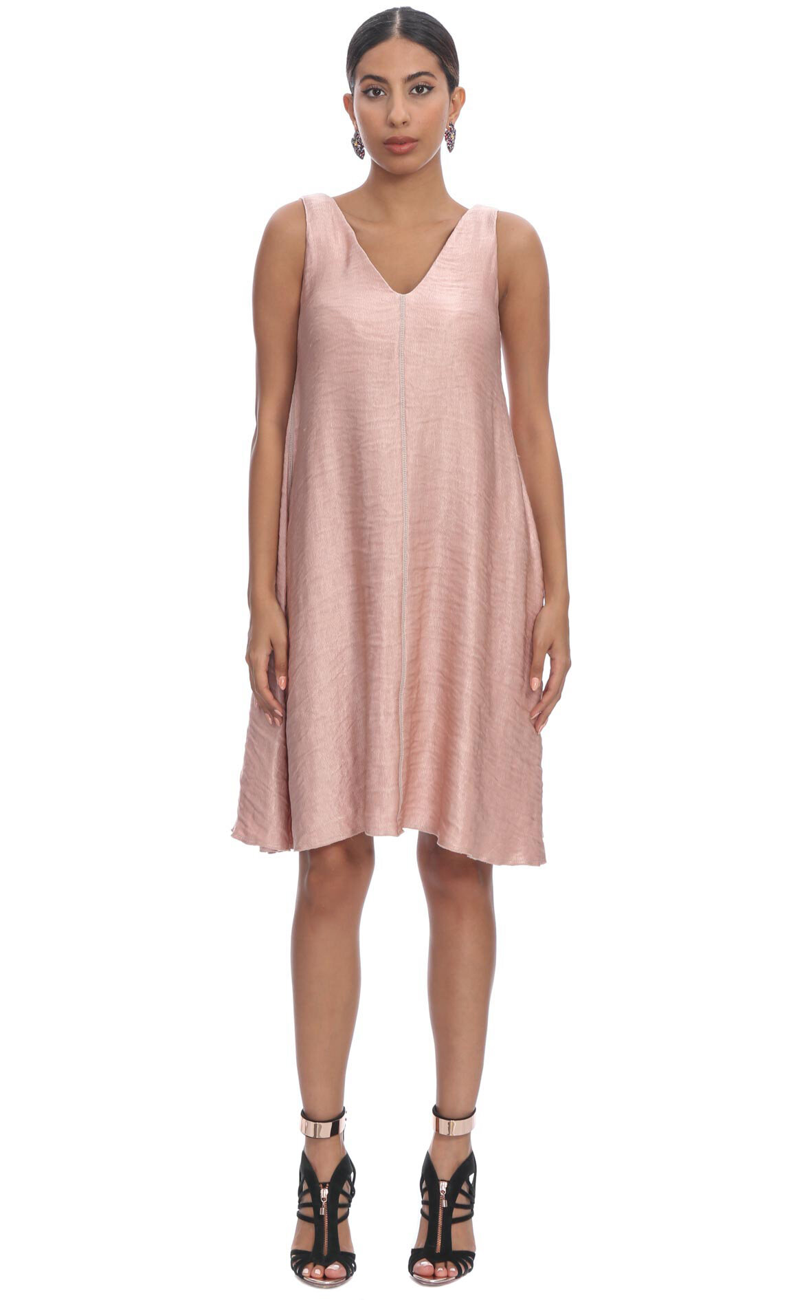 Lanvin-Lanvin Pudra Rengi Elbise