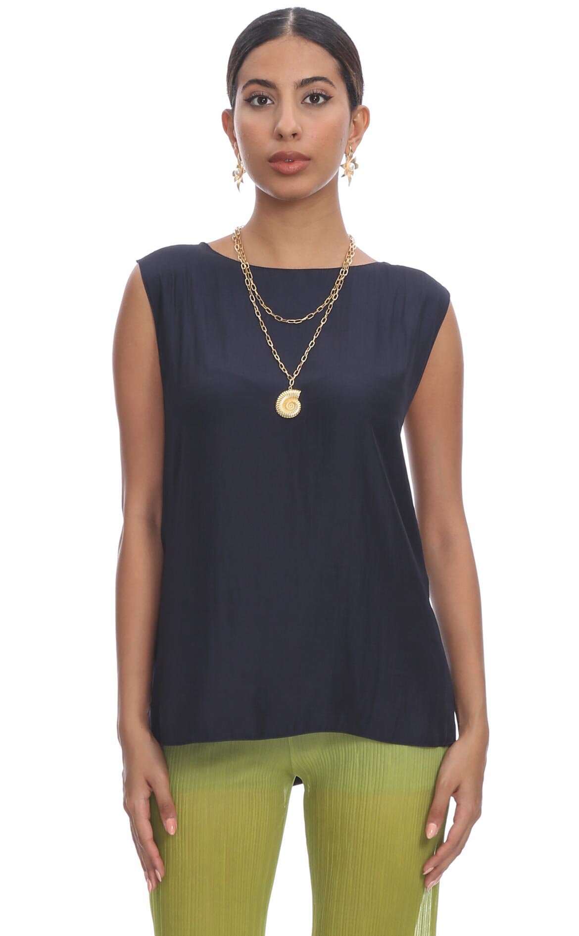 Lanvin-Lanvin Lacivert Bluz