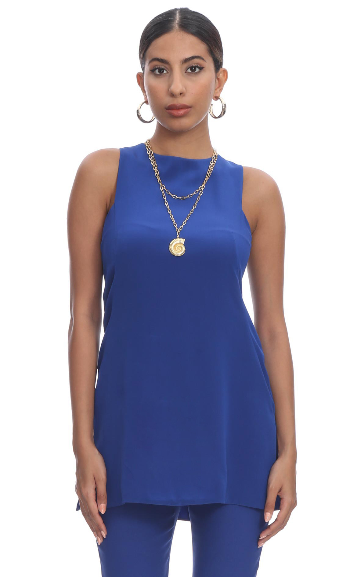 Alexander McQueen-Alexander McQueen Mavi Bluz Alexander McQueen-Alexander McQueen Mavi Bluz