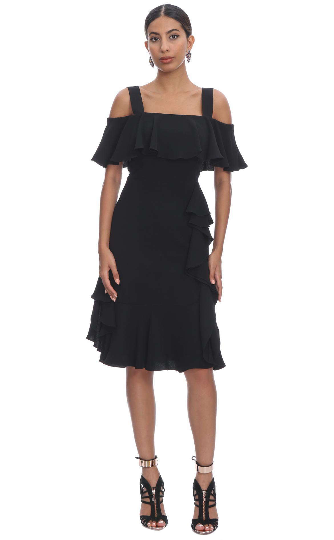 Alexander McQueen-Alexander McQueen Siyah Elbise Alexander McQueen-Alexander McQueen Siyah Elbise