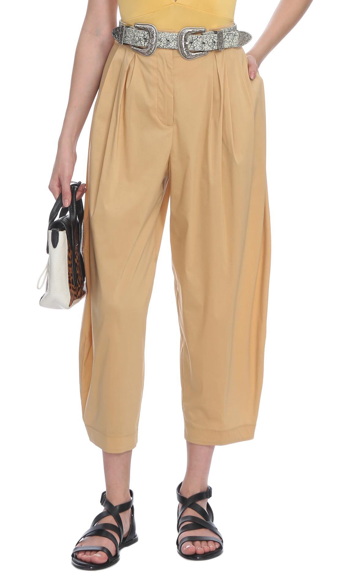 Liviana Conti-Liviana Conti Bej Pantolon