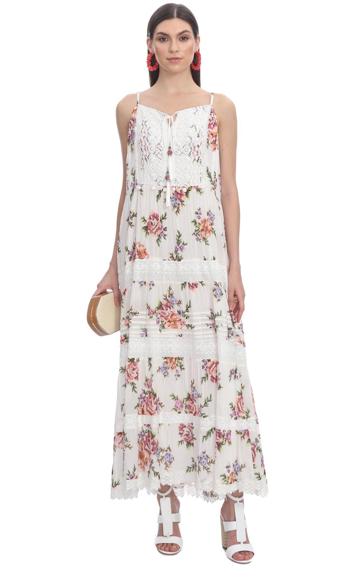 Derhy Rene-Derhy Rene Ekru Elbise