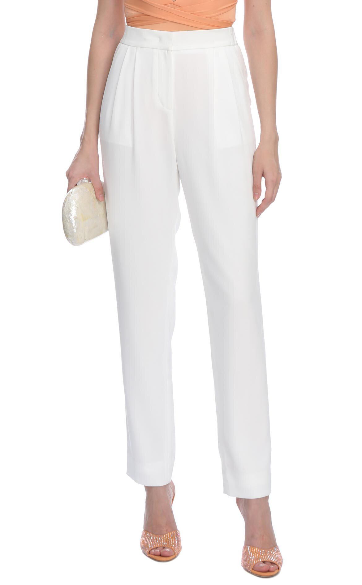 DKNY-DKNY Beyaz Pantolon