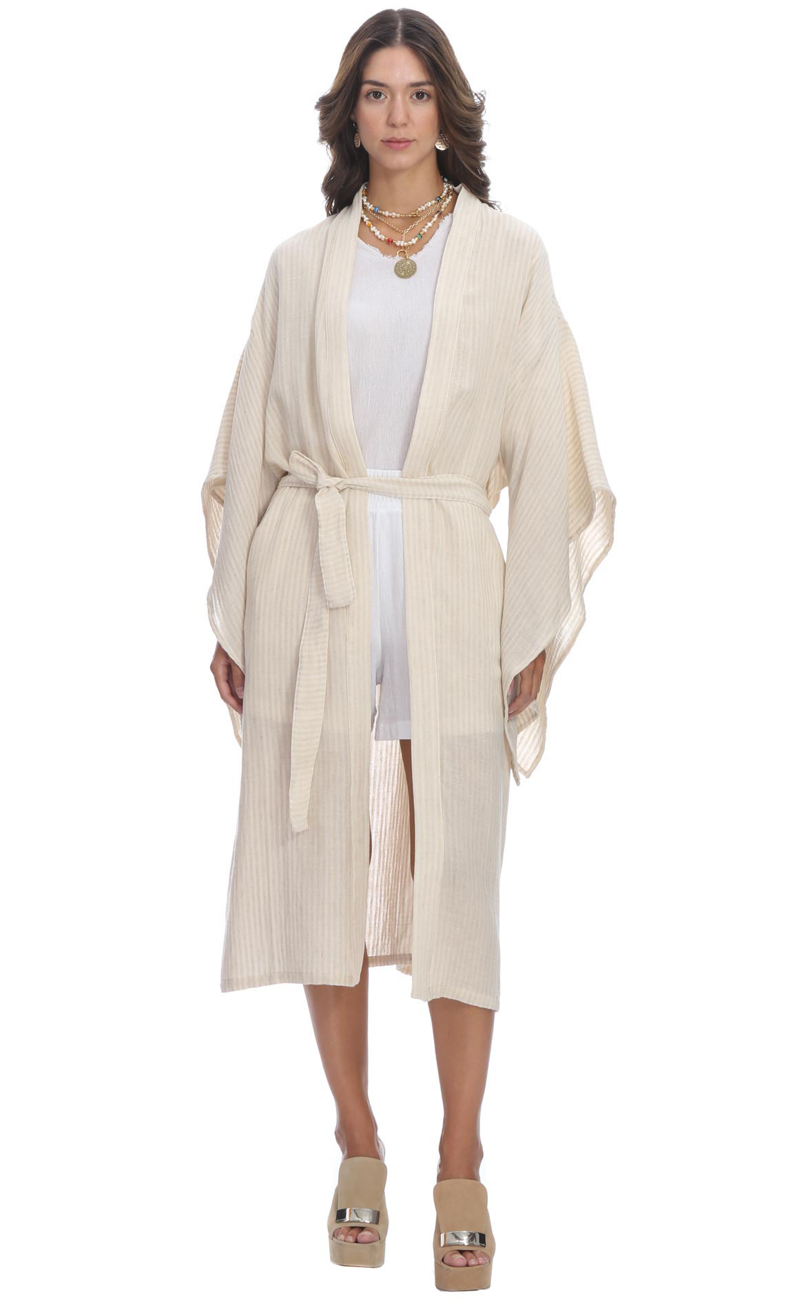 Lud'da Natural-Lud'da Natural Kimono Lud'da Natural-Lud'da Natural Kimono