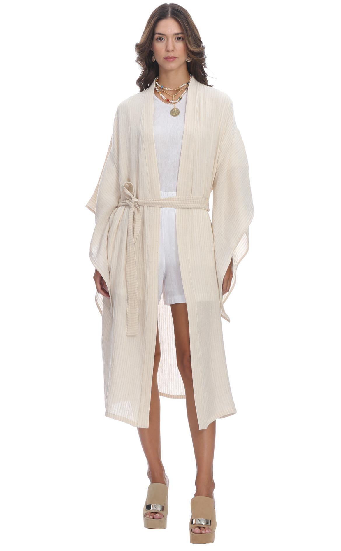 Lud'da Natural-Lud'da Natural Kimono Lud'da Natural-Lud'da Natural Kimono
