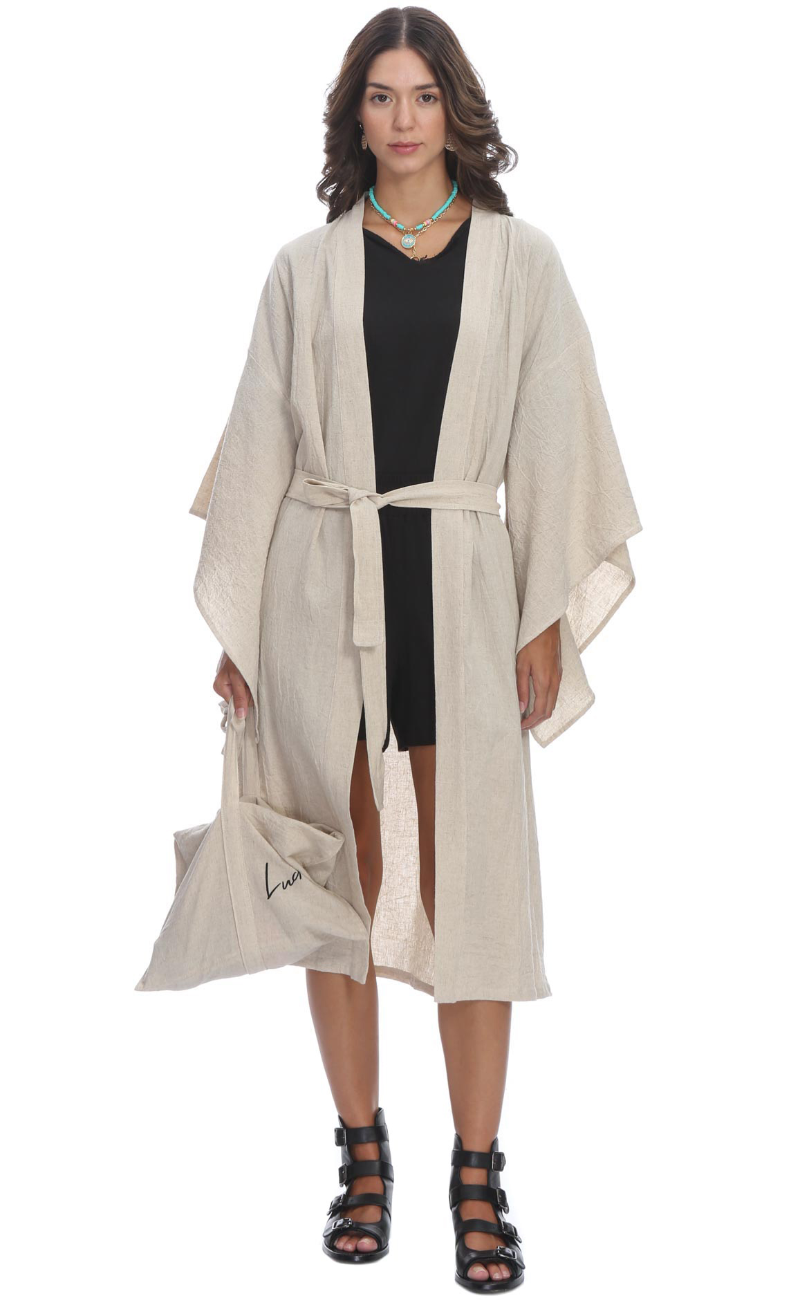 Lud'da Natural-Lud'da Natural Kimono Lud'da Natural-Lud'da Natural Kimono