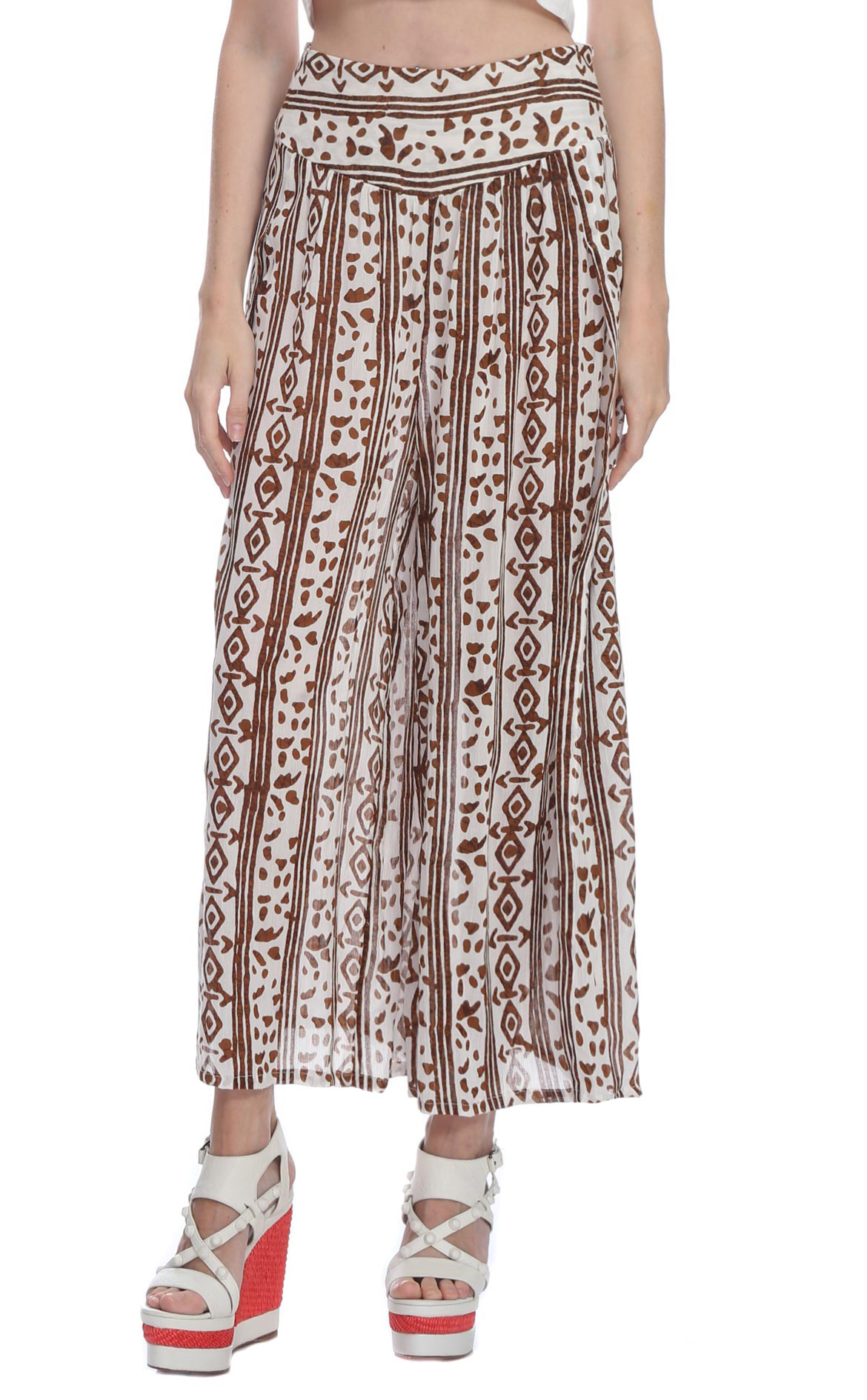 Free People-Free People Bej Pantolon Free People-Free People Bej Pantolon