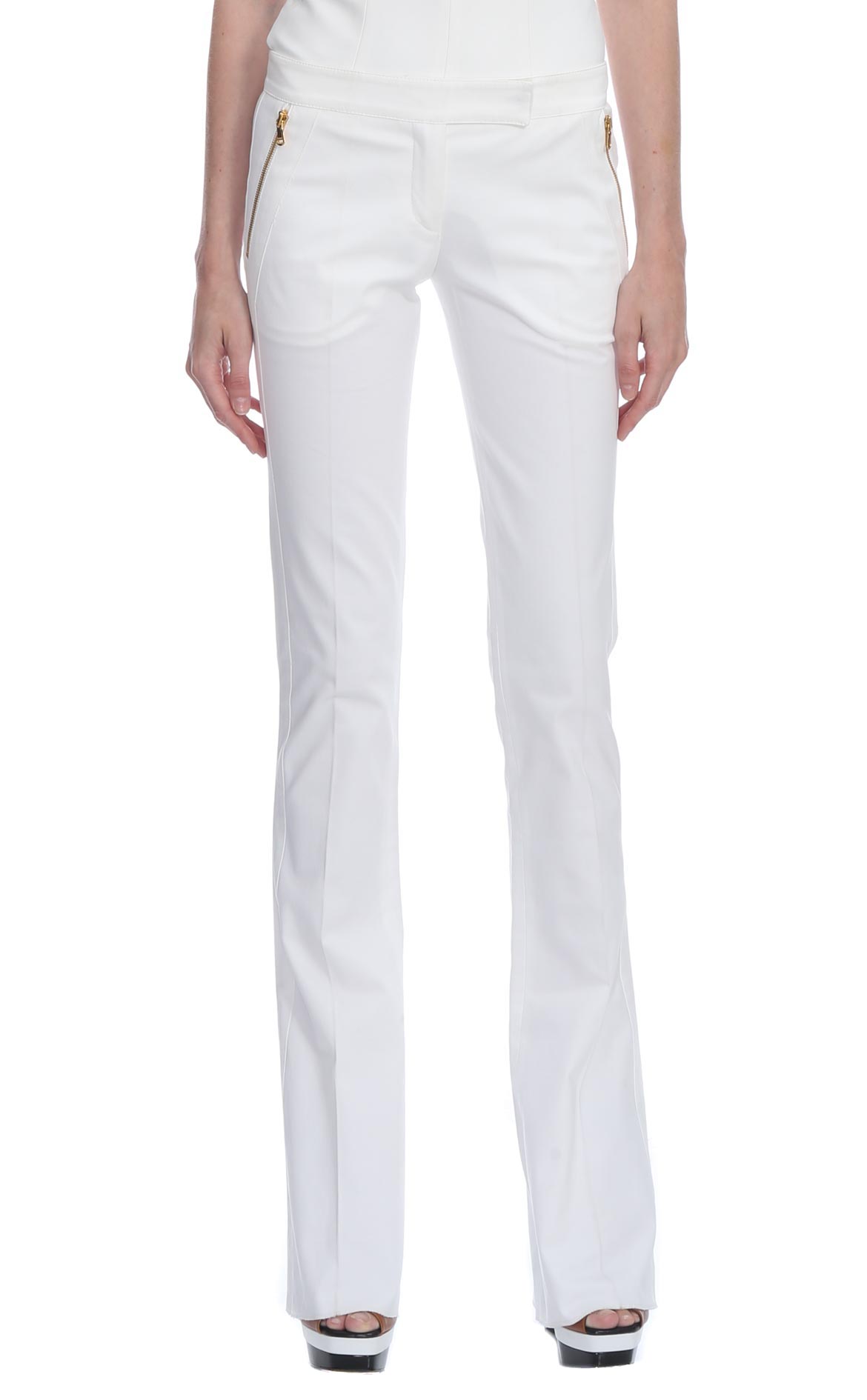 Emilio Pucci-Emilio Pucci Beyaz Pantolon Emilio Pucci-Emilio Pucci Beyaz Pantolon