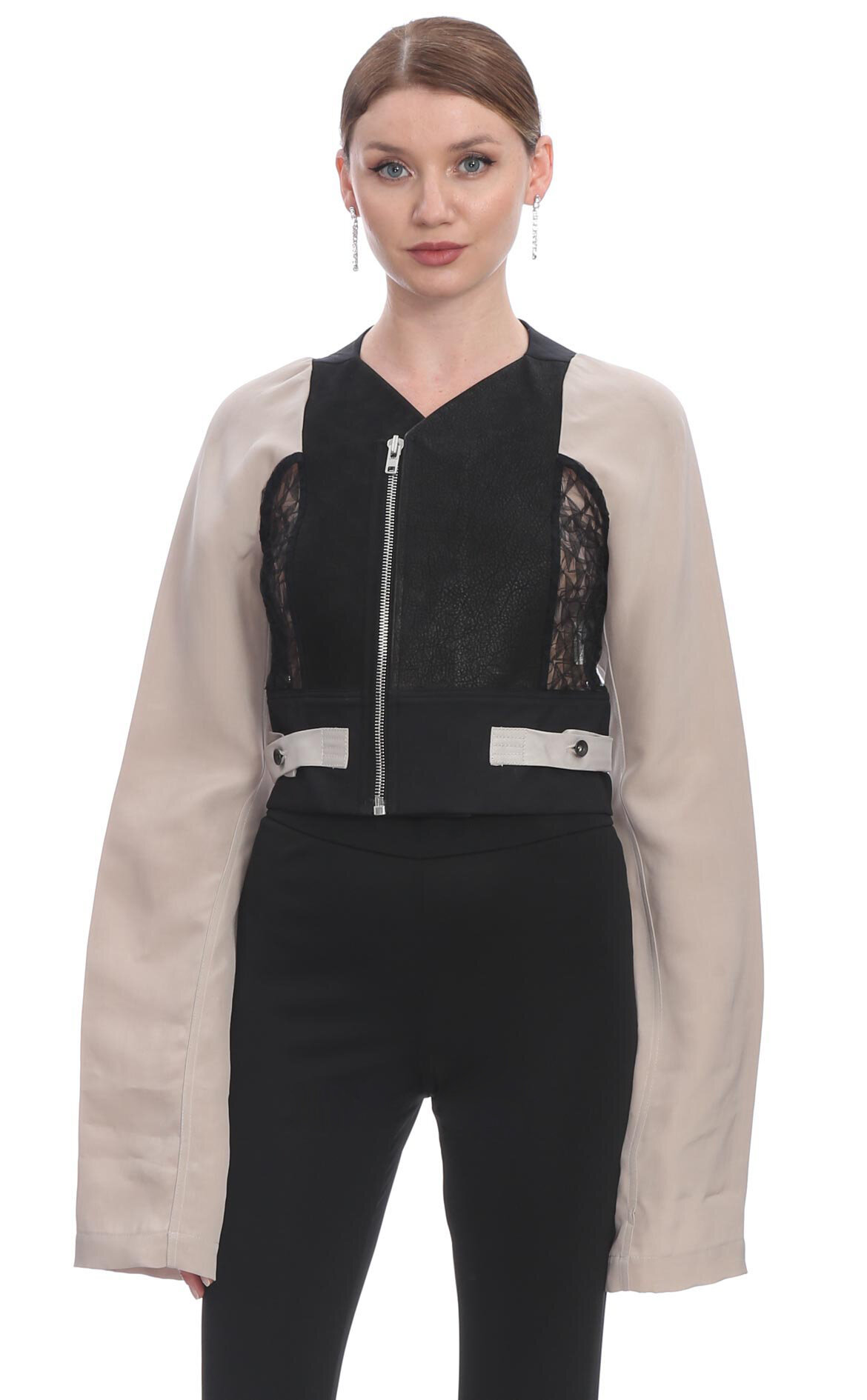 Rick Owens-Rick Owens Siyah Deri Ceket