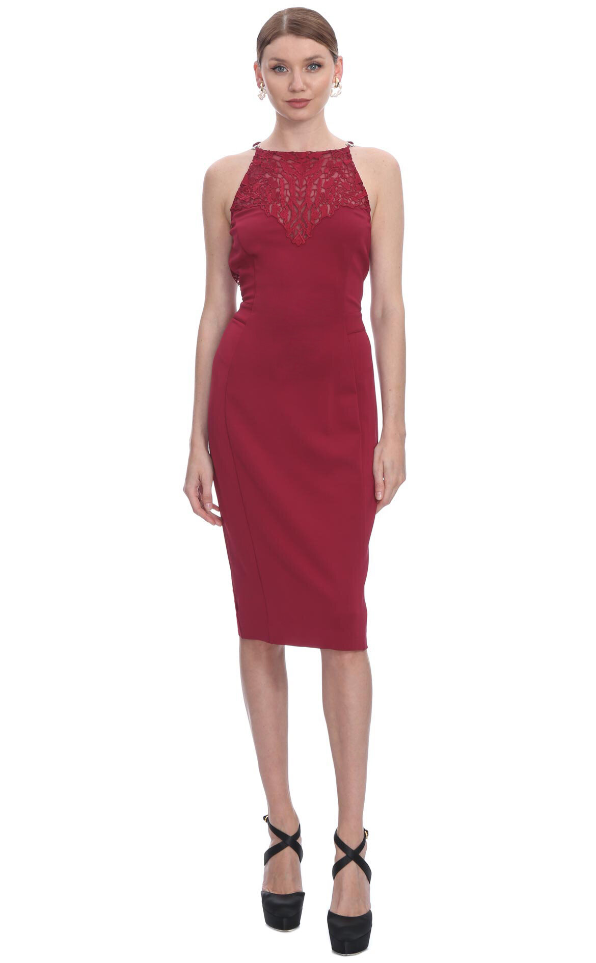 Zuhair Murad-Zuhair Murad Bordo Elbise