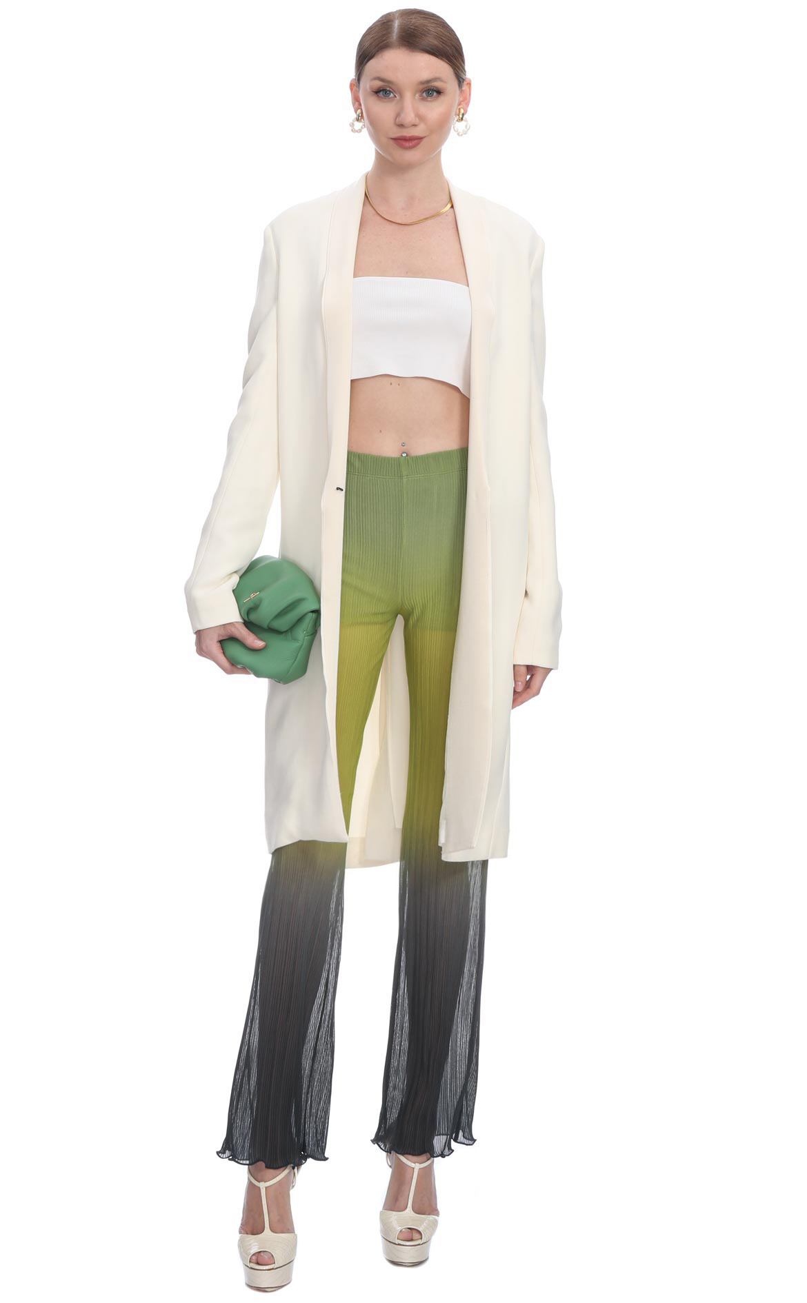 Haider Ackermann-Haider Ackermann Beyaz Ceket