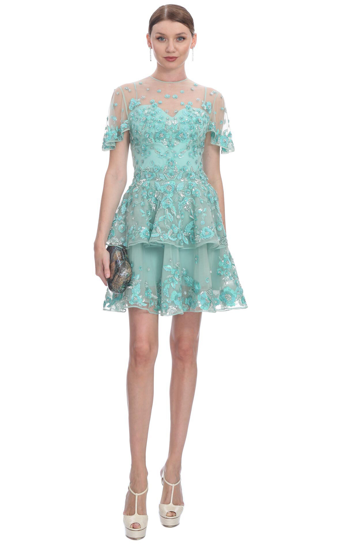 Zuhair Murad-Zuhair Murad Yeşil Elbise