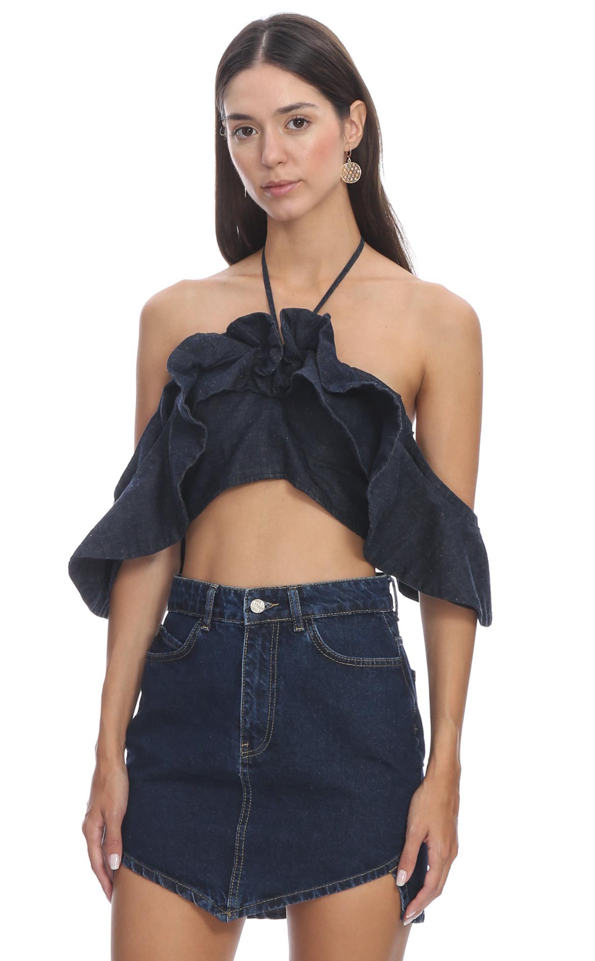 Cotier Denim-Cotier Denim Top