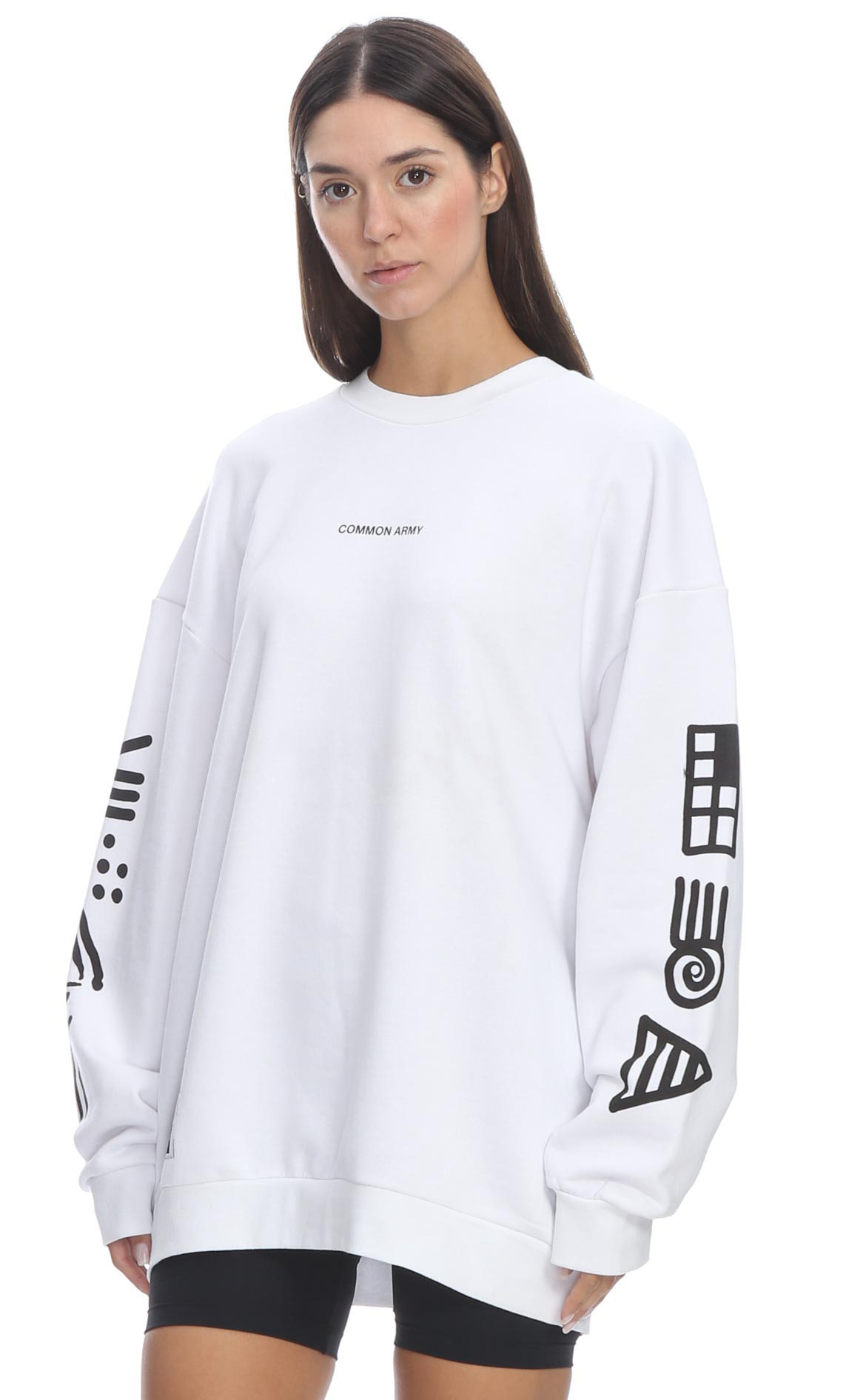 Common People-Common People Beyaz Sweatshirt Common People-Common People Beyaz Sweatshirt