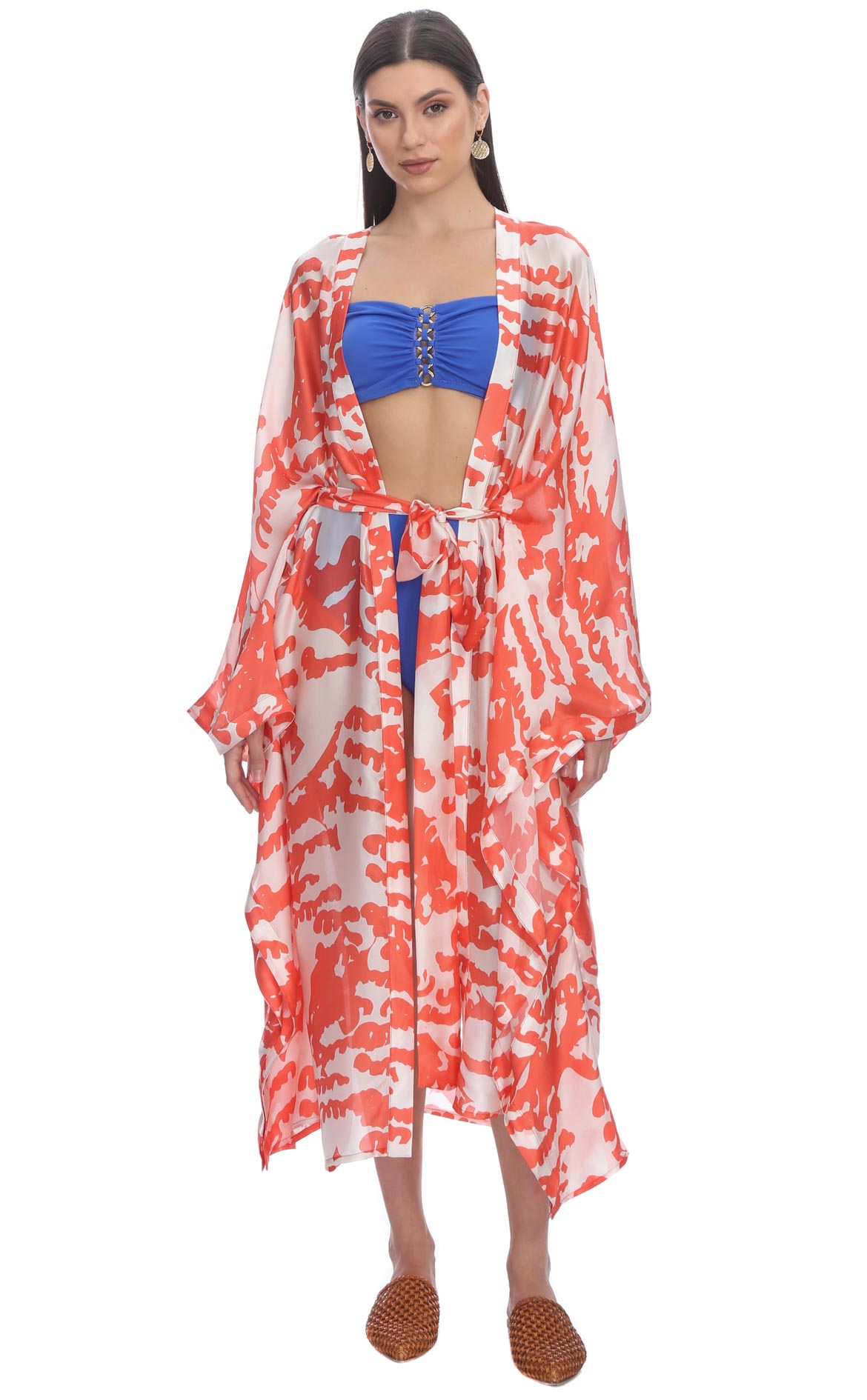 The Belle Of The Beach-The Belle Of The Beach Çok Renkli Kimono The Belle Of The Beach-The Belle Of The Beach Çok Renkli Kimono